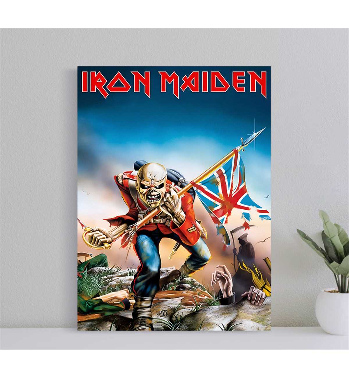 Iron Maiden The Trooper Poster, Film Print, Wall | Inspire Uplift