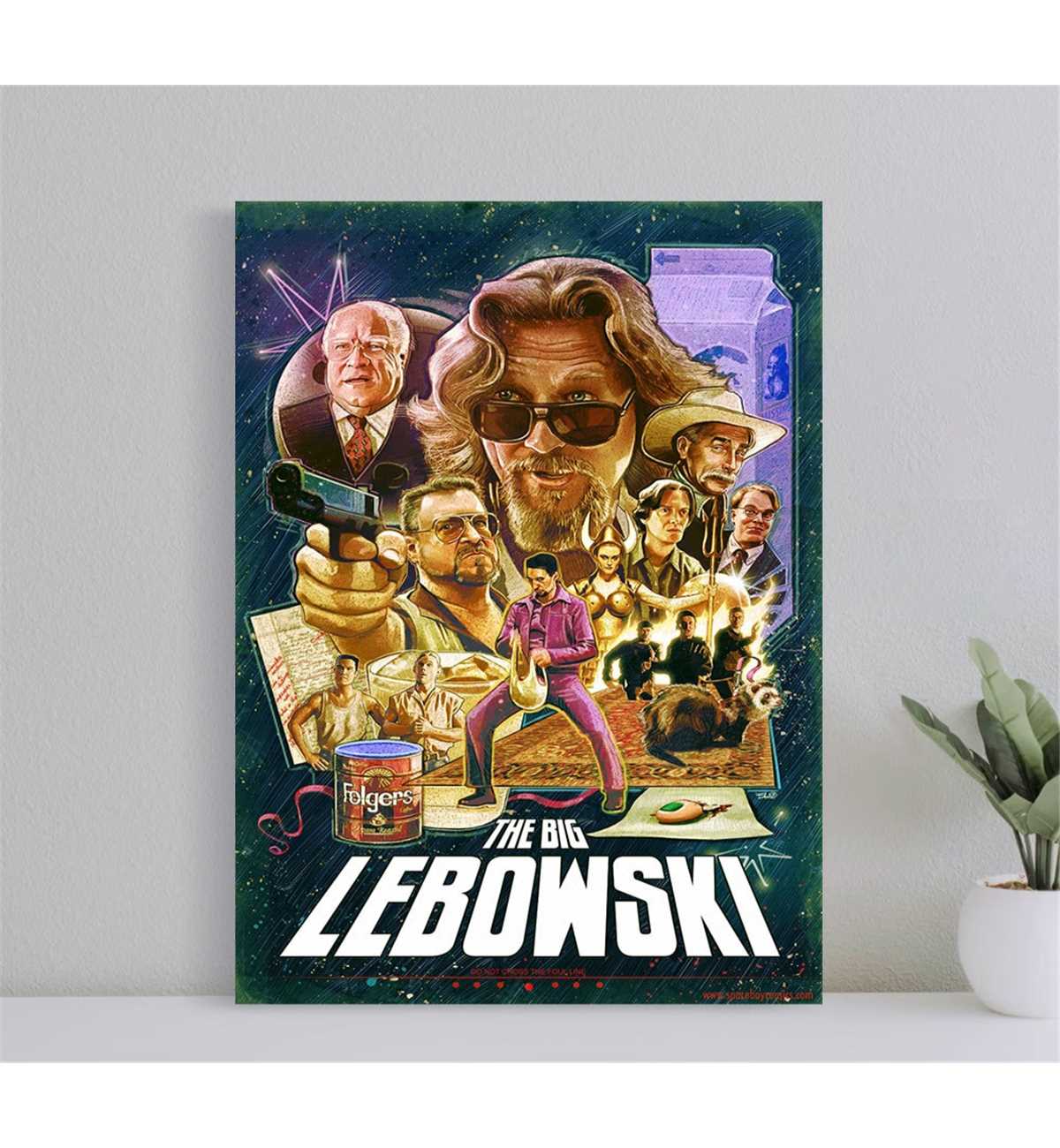 The Big Lebowski Movie Poster, Wall Art Film | Inspire Uplift