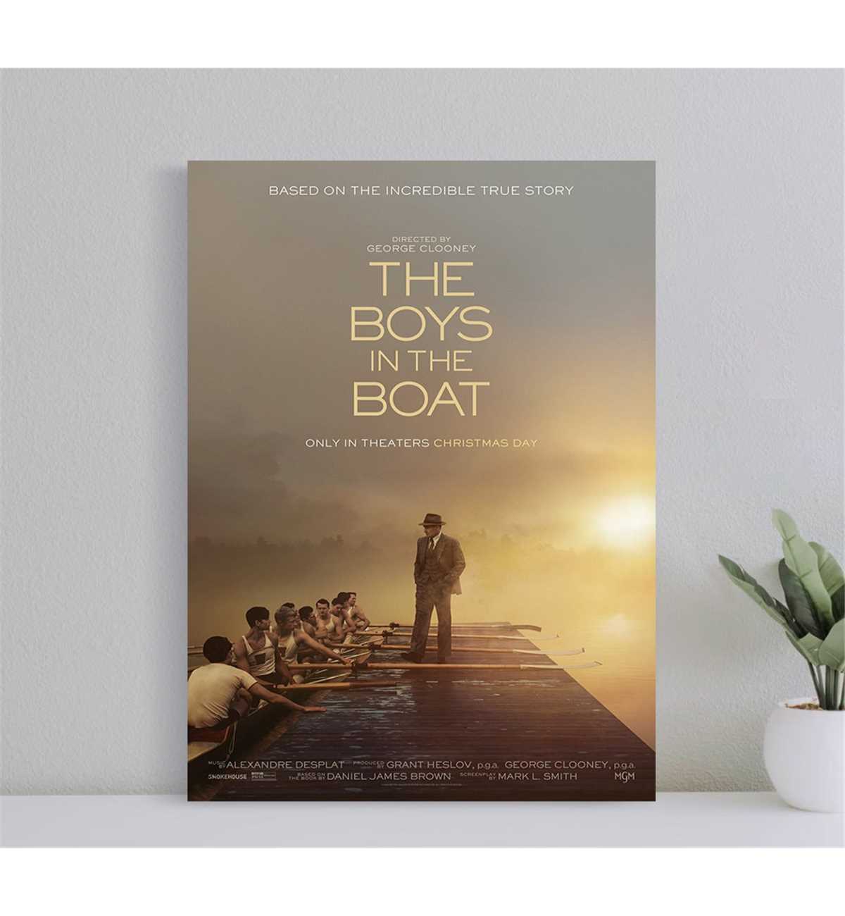 The Boys in the Boat (2023) Movie Poster, | Inspire Uplift