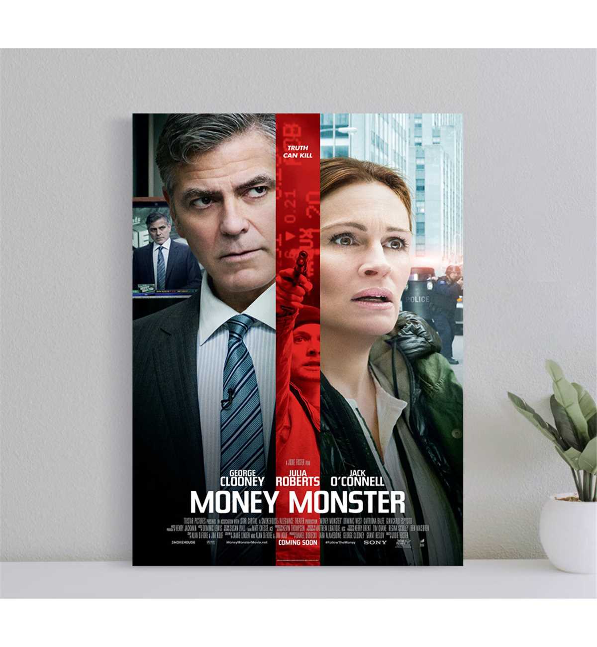 Money Monster Movie Poster, Wall Art Film Print, | Inspire Uplift