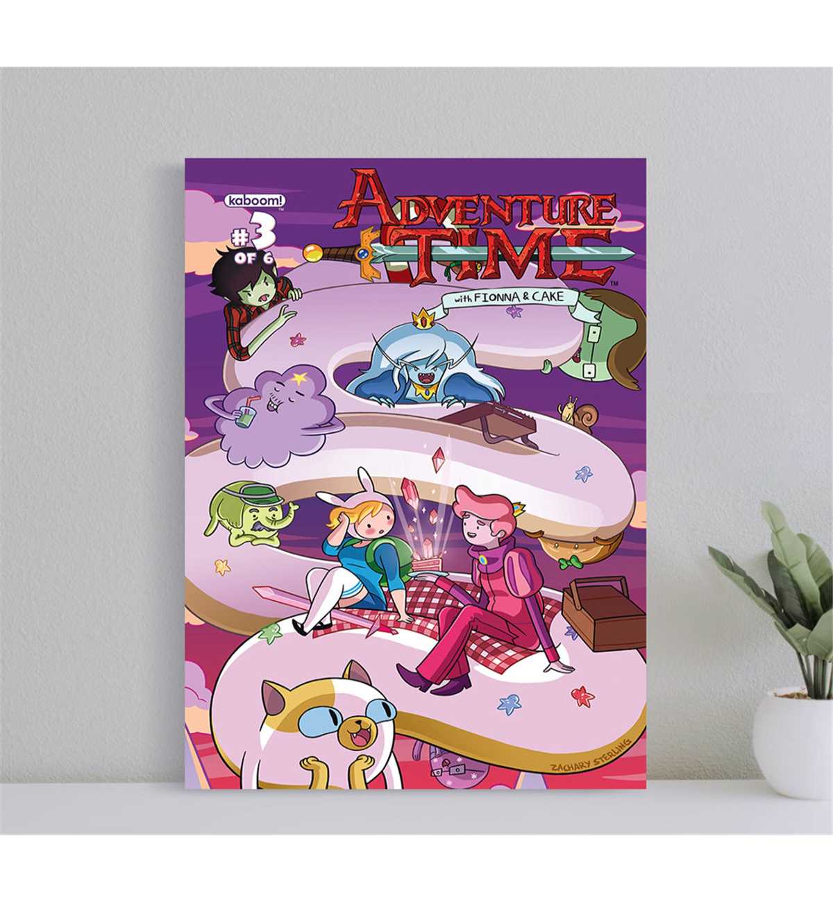 Adventure Time Fiona And Jake Poster, Wall Art | Inspire Uplift