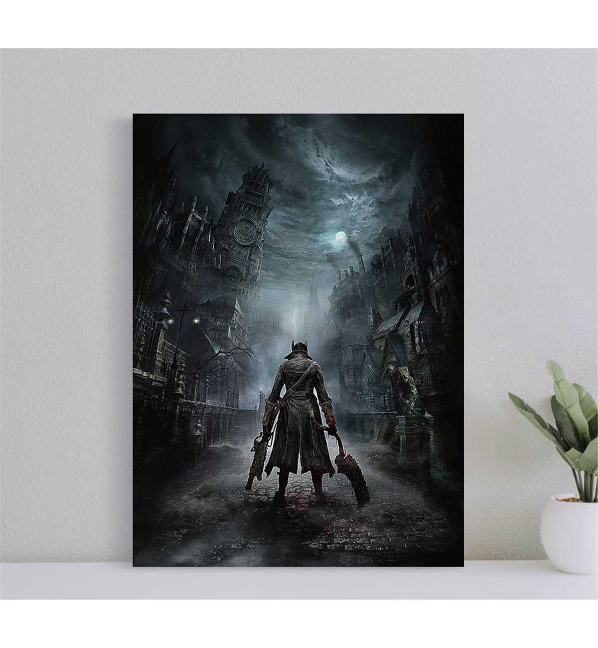 Bloodborne Game Poster, Wall Art Game Print, Art | Inspire Uplift