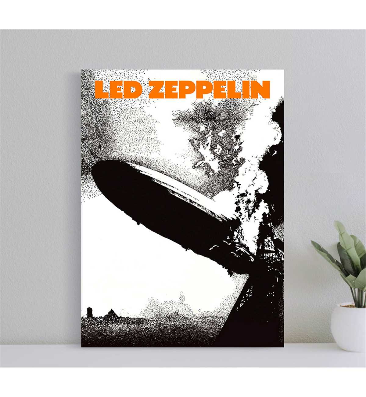 Led Zeppelin Music Album Poster, Wall Art Canvas | Inspire Uplift