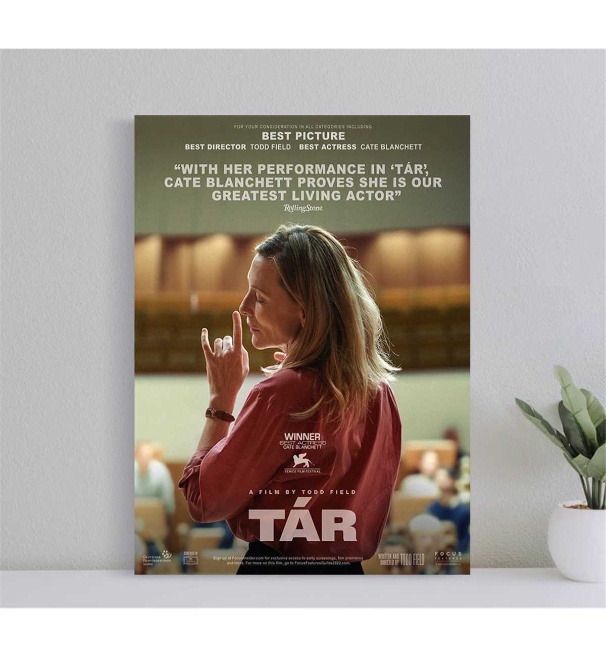 Cate Blanchett Tr 2022 Classic Movie Poster, Wall | Inspire Uplift