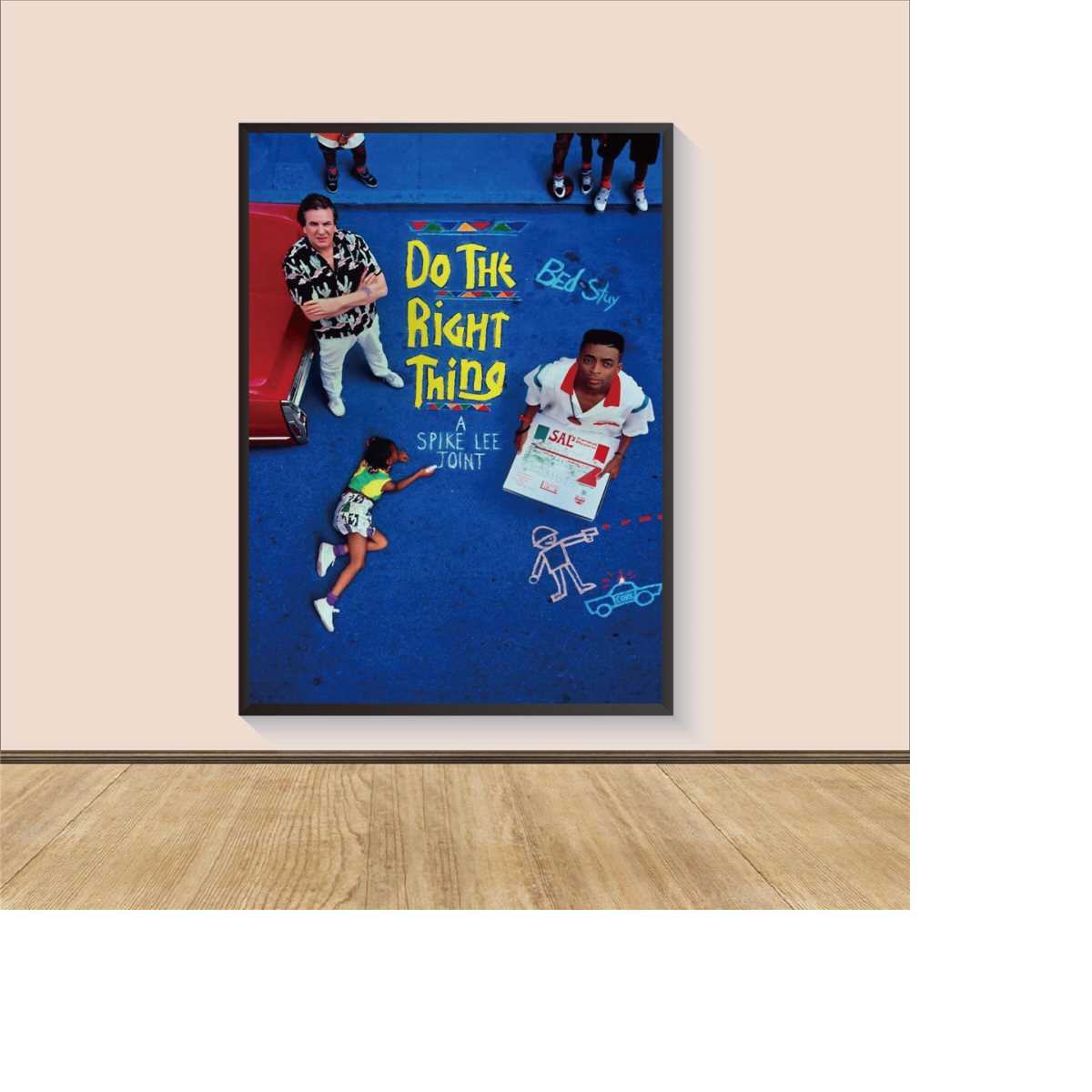 Do the Right Thing (1989) Movie Poster Print, Canvas Wall Ar | Inspire ...