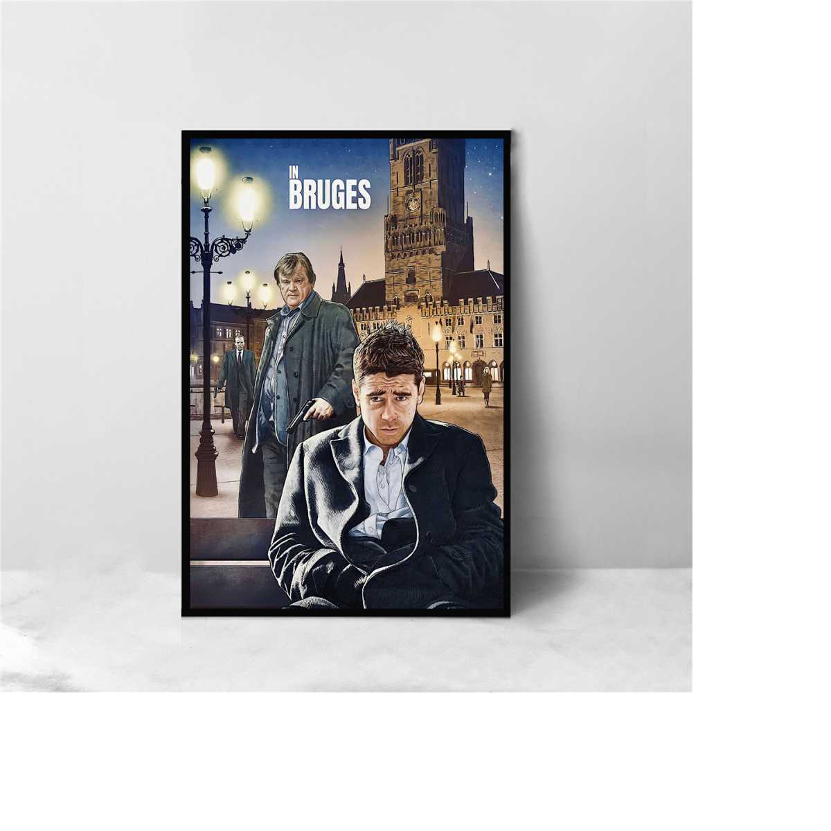 In Bruges Movie Poster - High Quality Canvas Art Print - Roo | Inspire ...