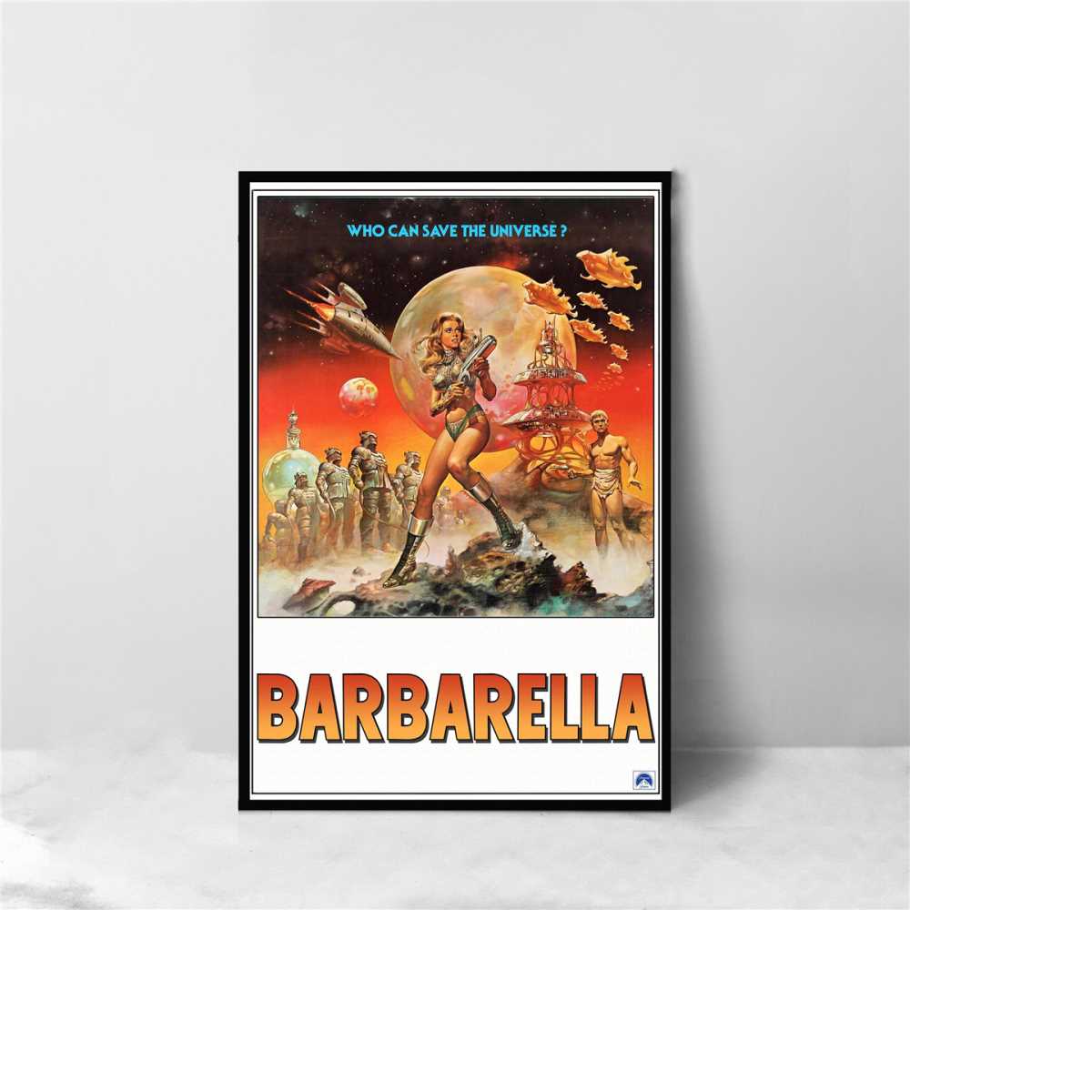 Barbarella Movie Poster - High Quality Canvas Art Print - Ro - Inspire ...