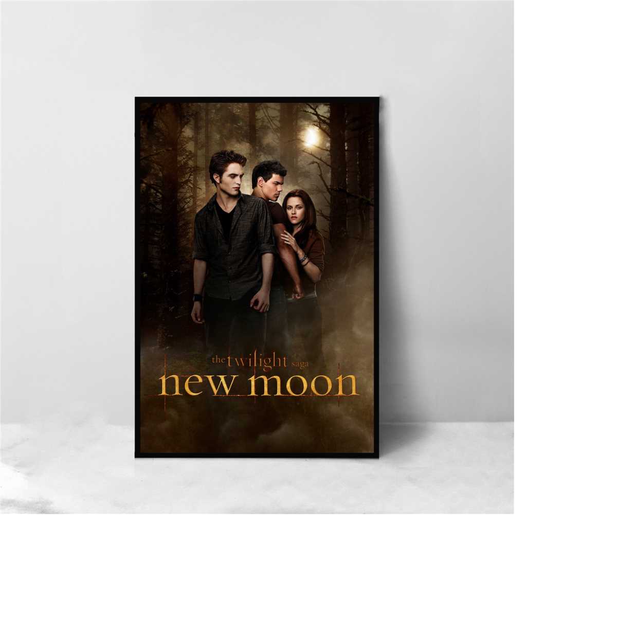 The Twilight Saga New Moon Movie Poster - High Quality Canva | Inspire ...