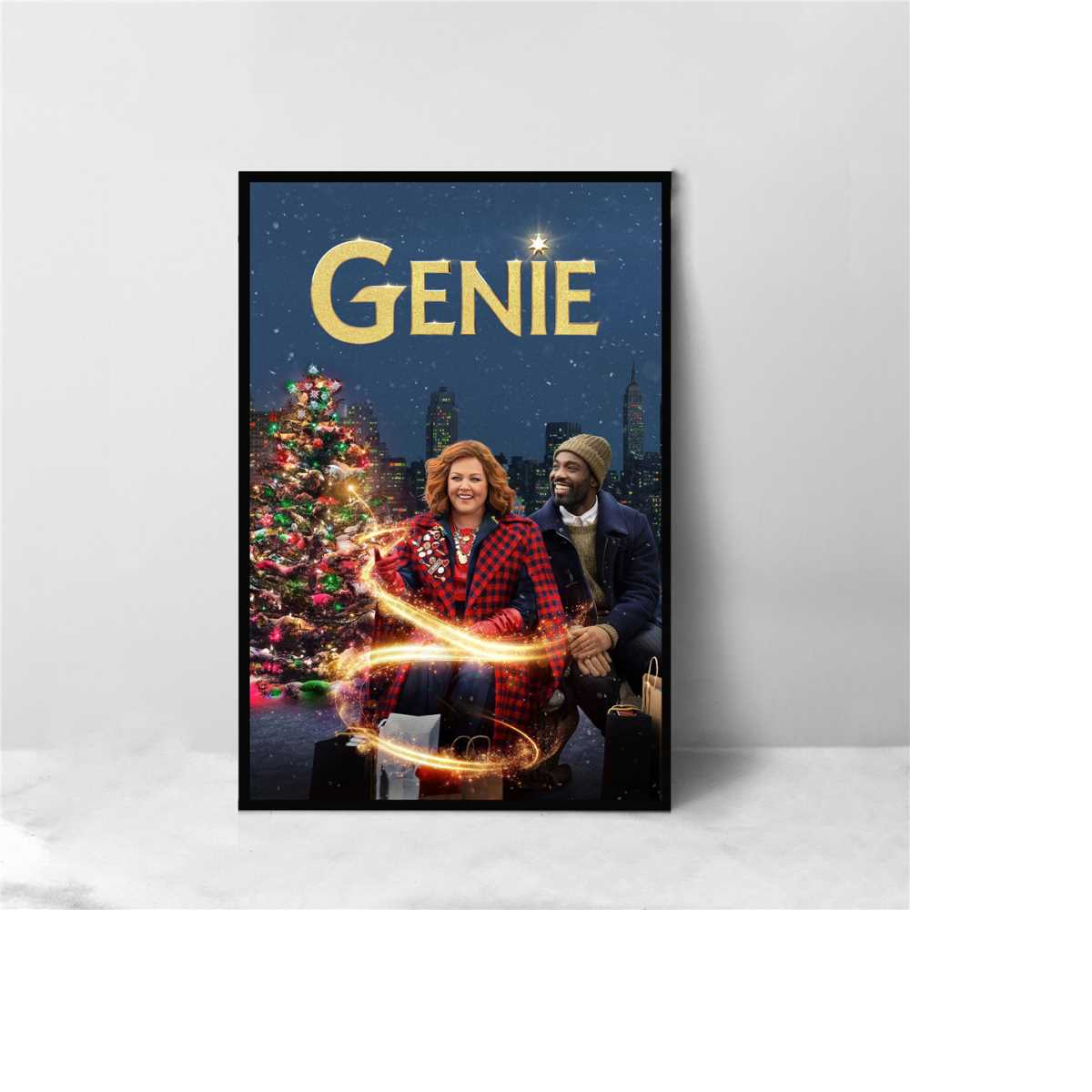 Genie Movie Poster - High Quality Canvas Art Print - Room De | Inspire ...