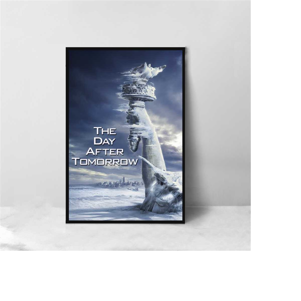 The Day After Tomorrow Movie Poster - High Quality Canvas Ar - Inspire ...