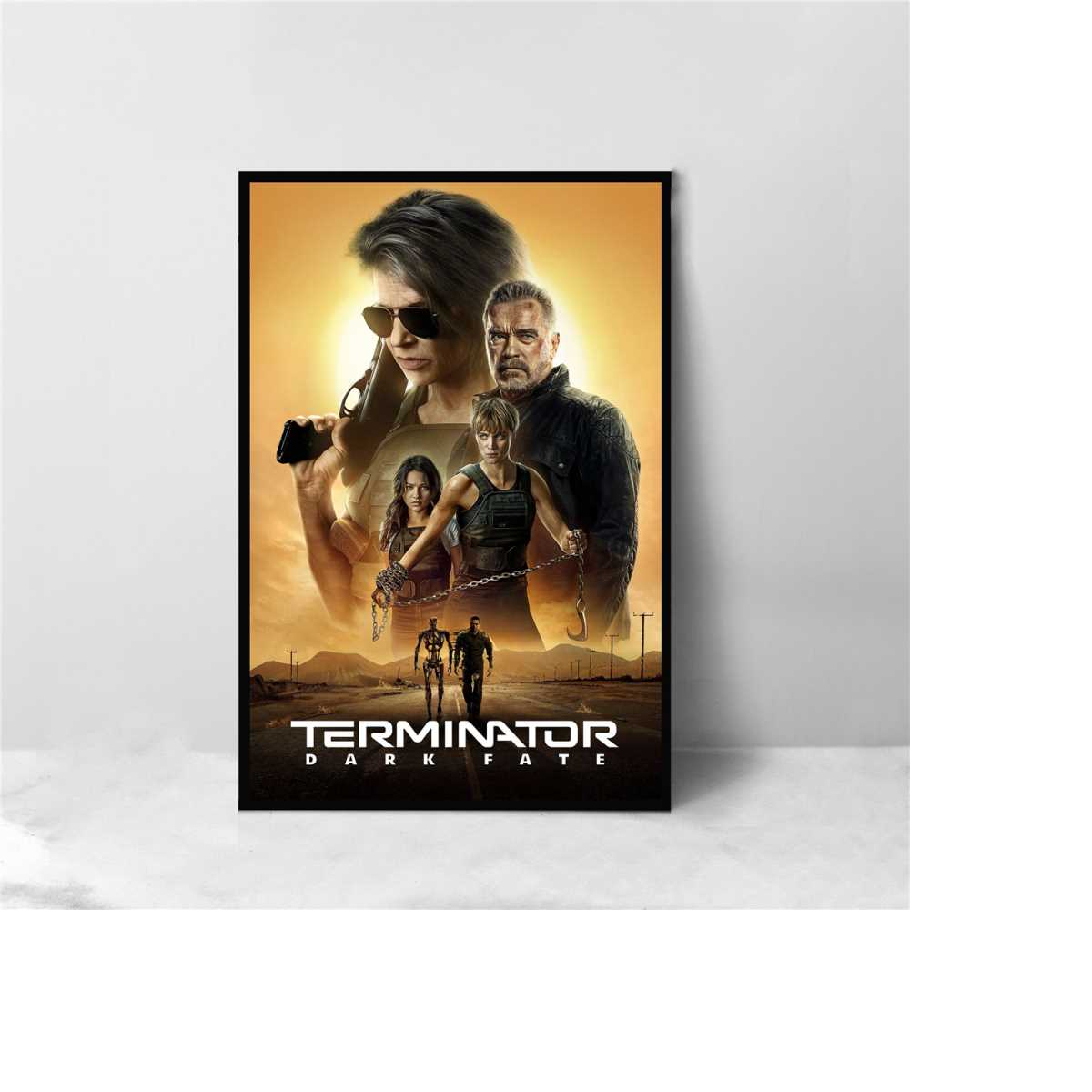 Terminator Dark Fate Movie Poster - High Quality Canvas Art | Inspire ...