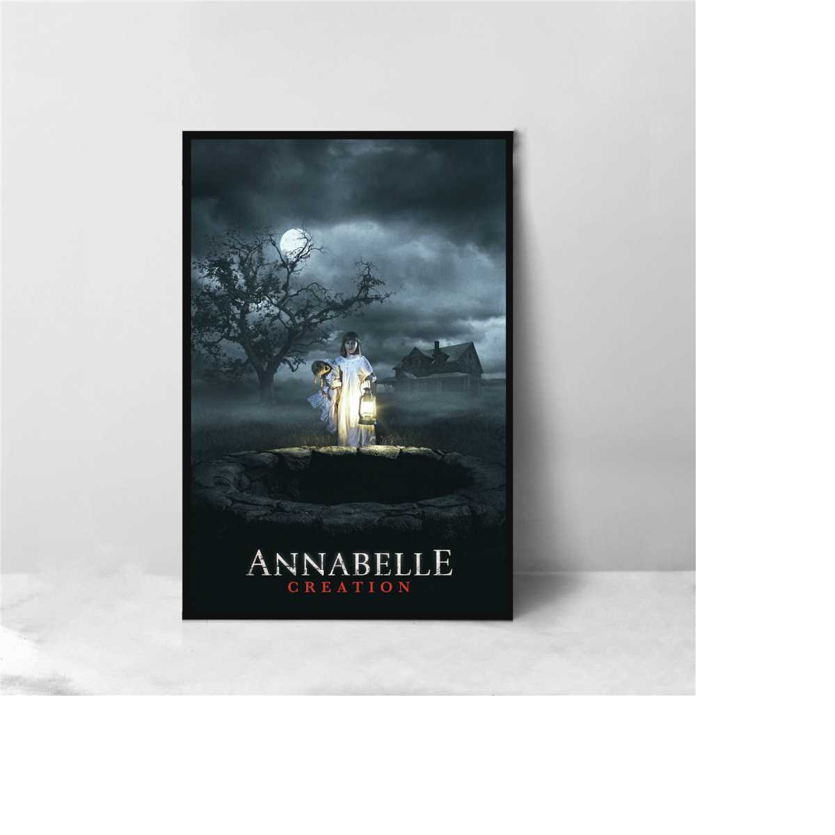 Annabelle Creation Movie Poster - High Quality Canvas Art Pr | Inspire ...