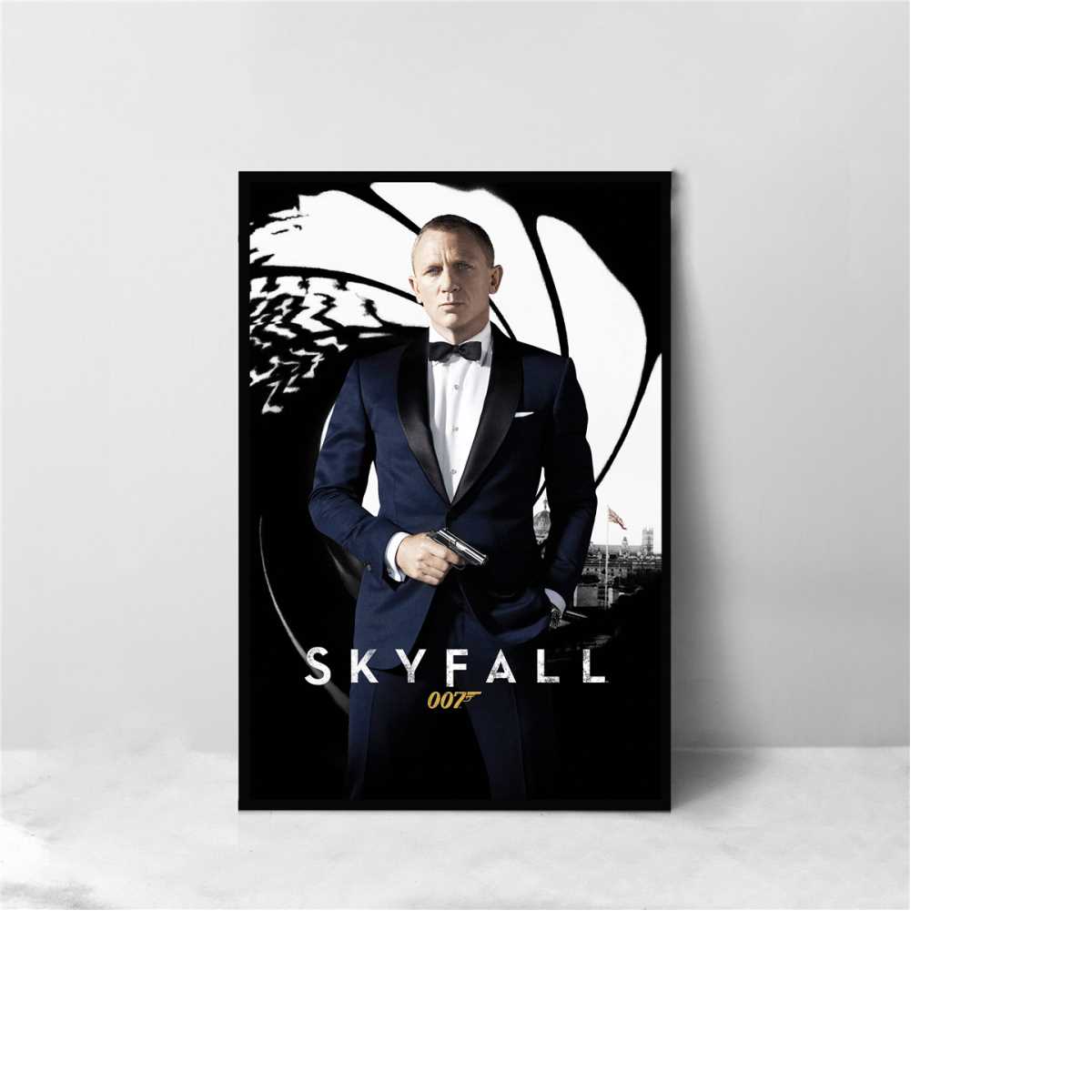 Skyfall Movie Poster - High Quality Canvas Art Print - Room | Inspire ...
