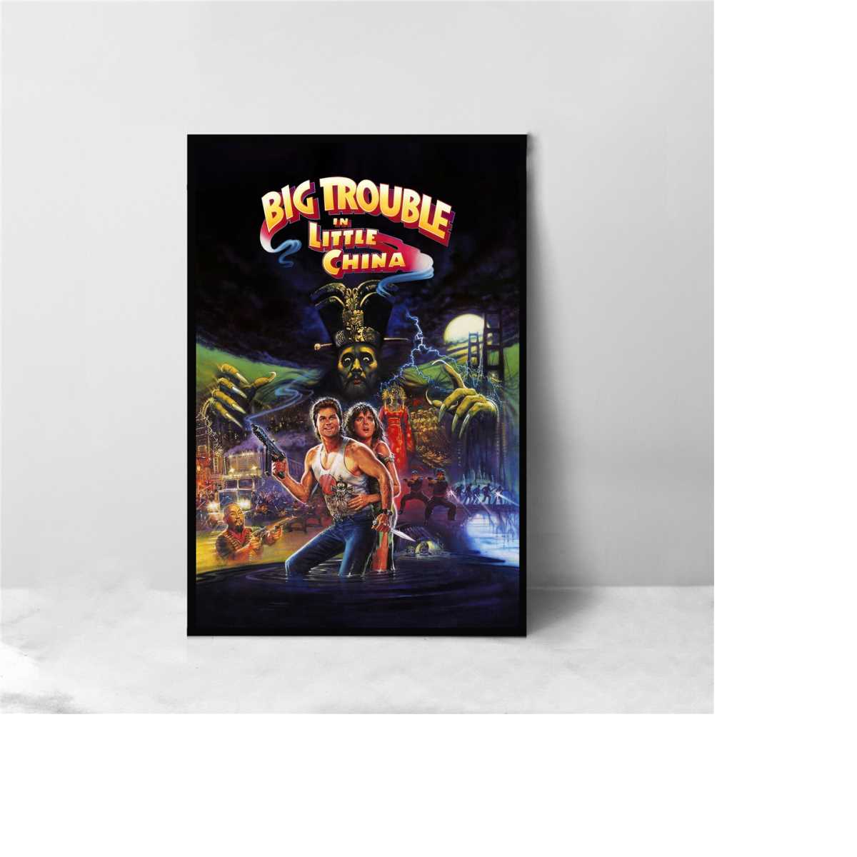 Big Trouble in Little China Movie Poster - High Quality Canv | Inspire ...
