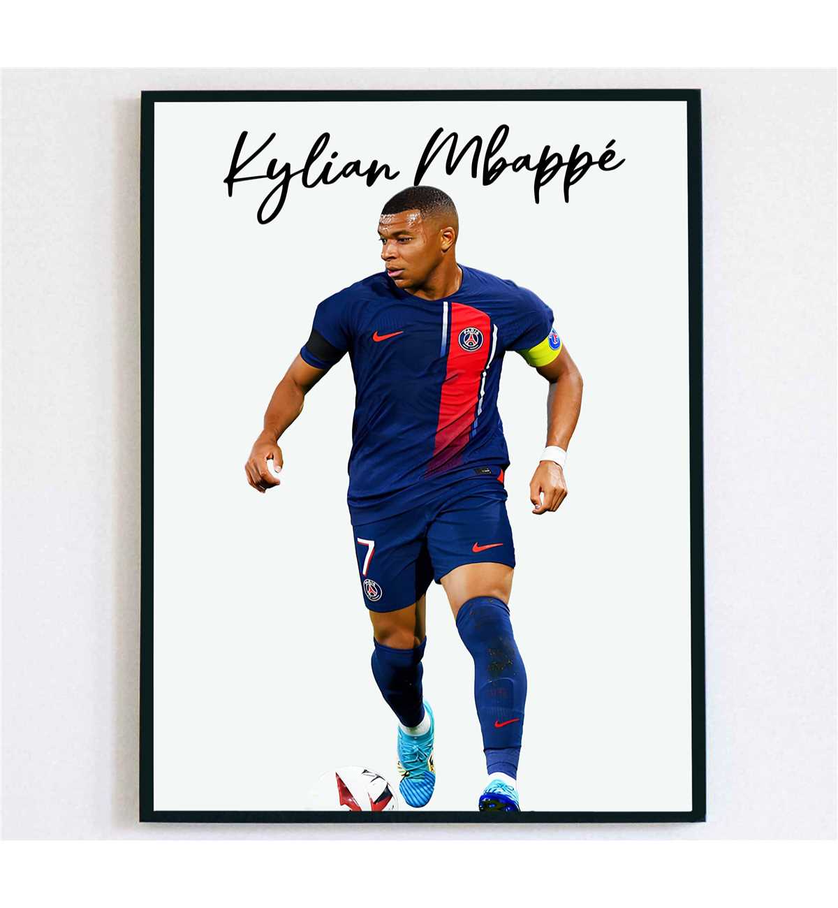 Mbappe Poster Instant Download Kylian Mbappe Wall art | Inspire Uplift