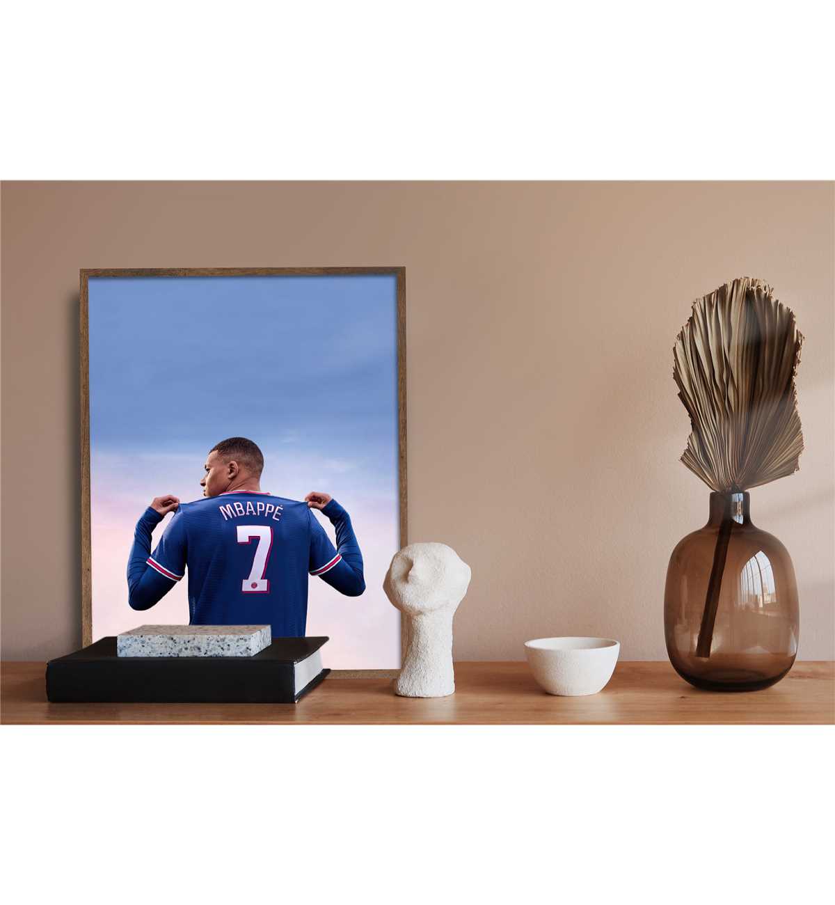 Mbappe Canvas, Kylian Mbappe Poster, Wall Art, Soccer - Inspire Uplift