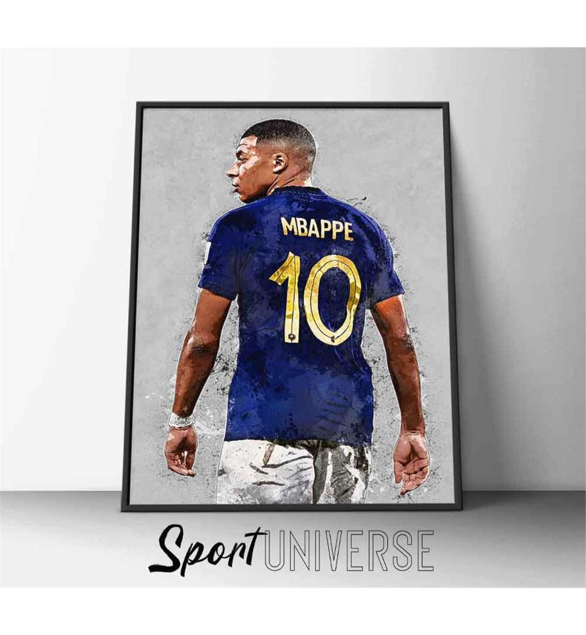 Kylian Mbapp print Mbappe Canvas, art print wall - Inspire Uplift