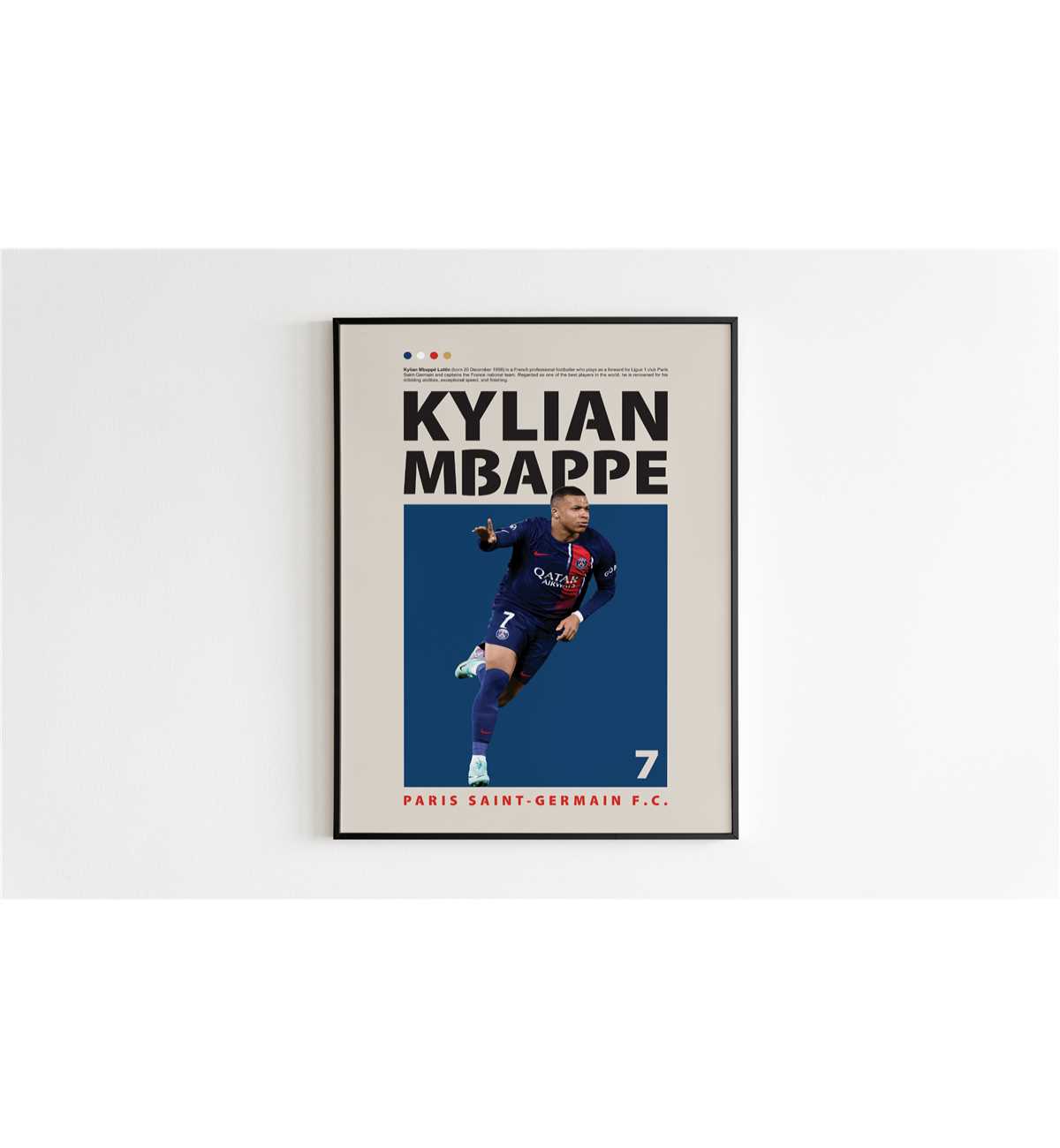Kylian Mbappe Poster, Paris Saint-Germain Poster, Kylian Mba | Inspire ...