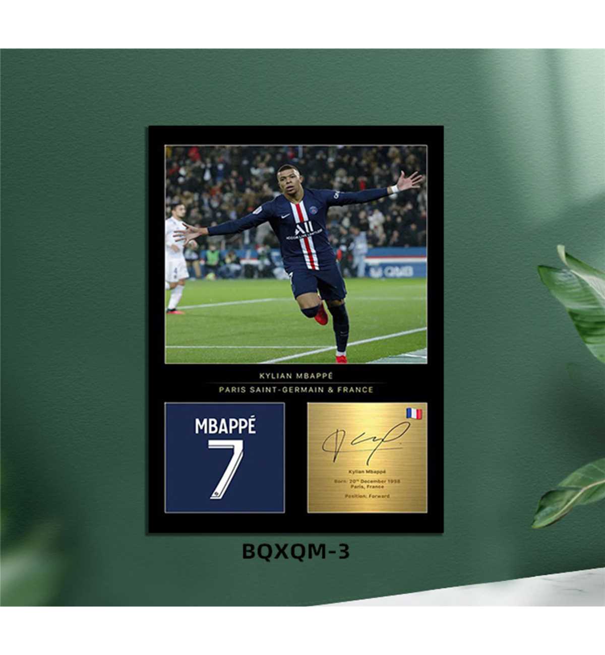 Kylian Mbappe Legend Framed Presentation Gift with reproduce - Inspire ...