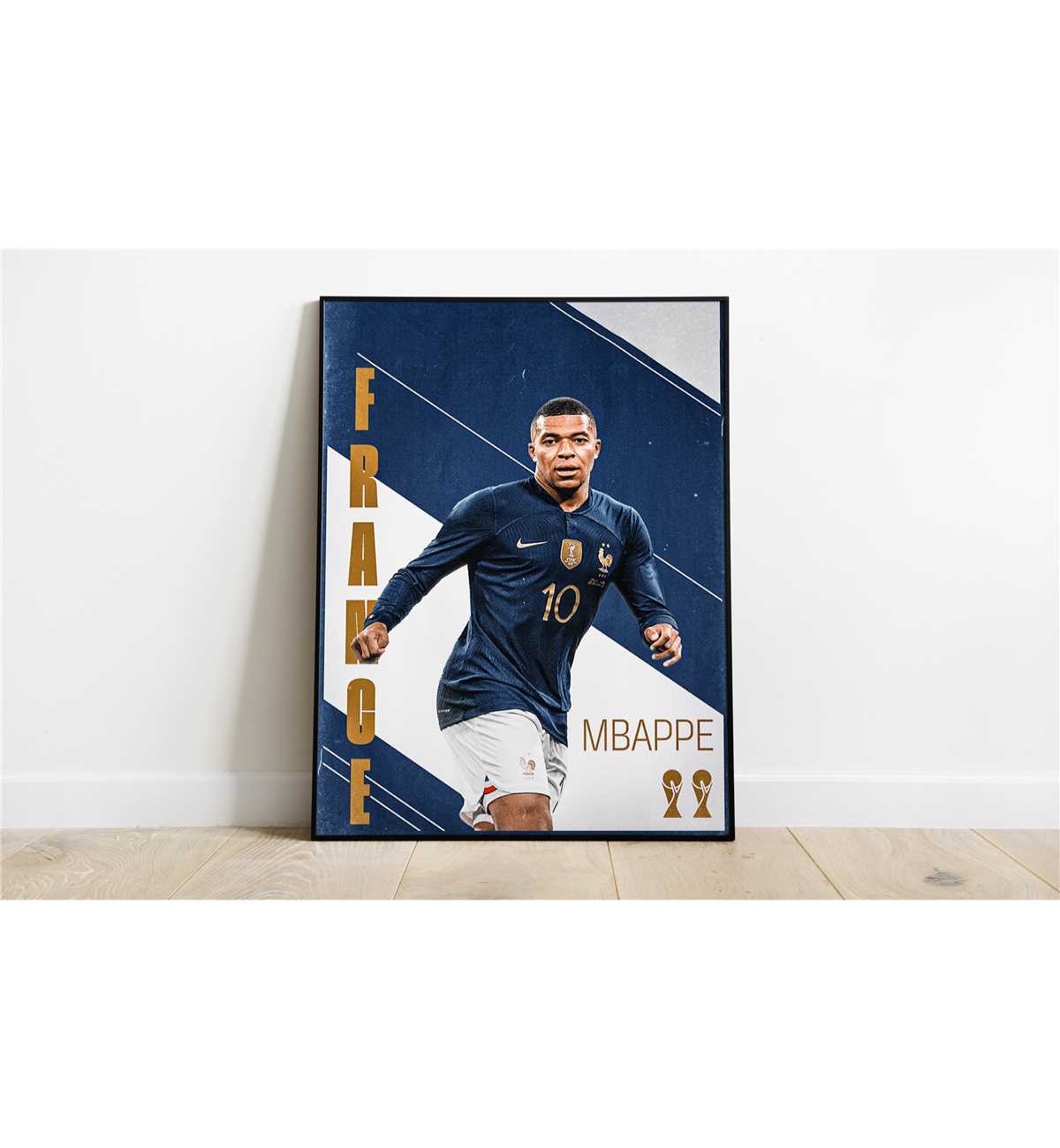 Kylian Mbappe Poster, Football Posters, Wall Art, Wall | Inspire Uplift
