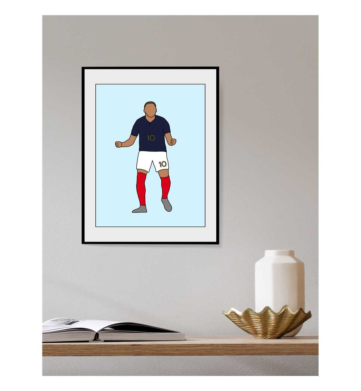 Kylian Mbappe France World Cup Wall Art - | Inspire Uplift