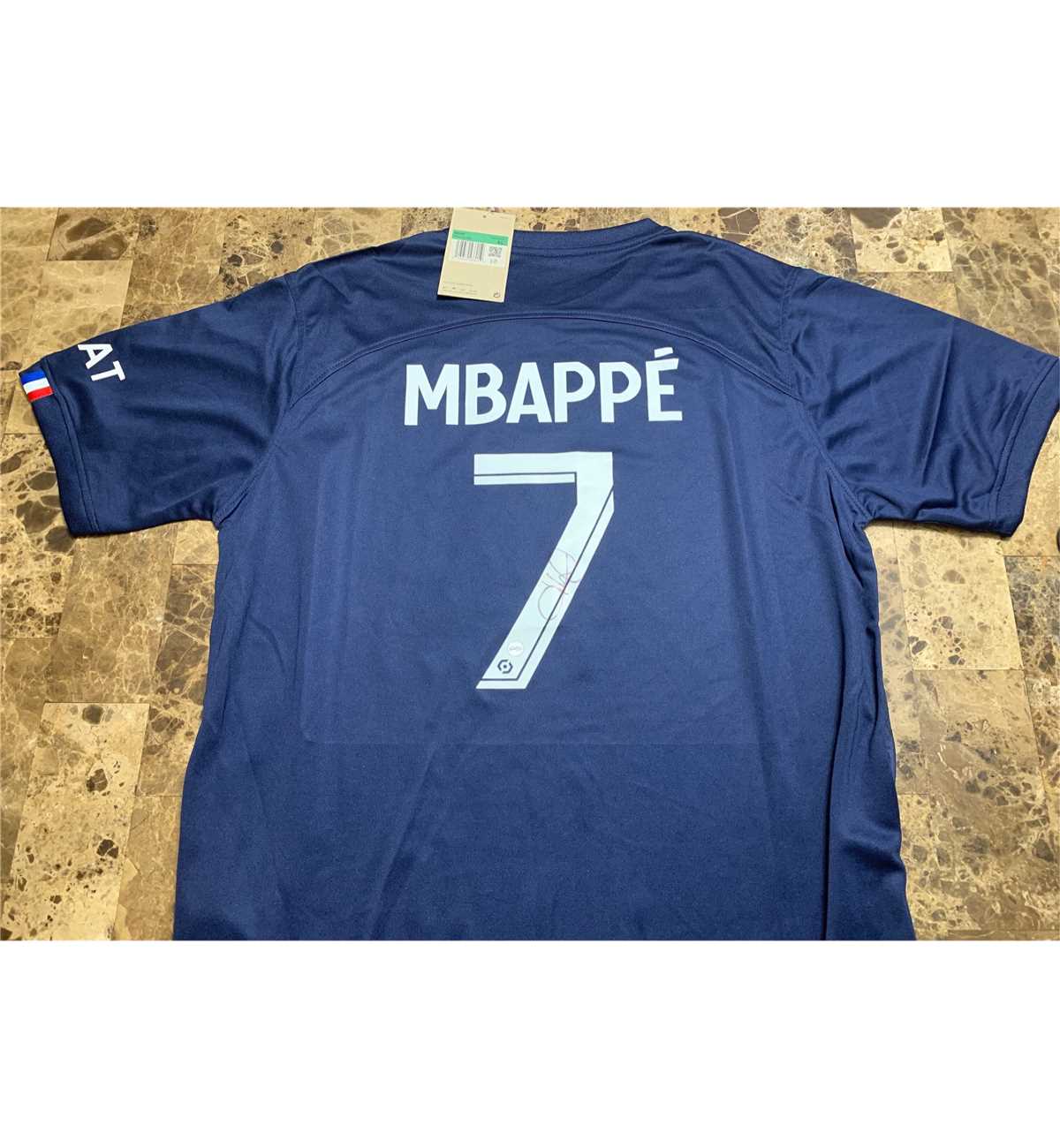 Kylian Mbappe Autographed Soccer Jersey COA Authentic PSG | Inspire Uplift