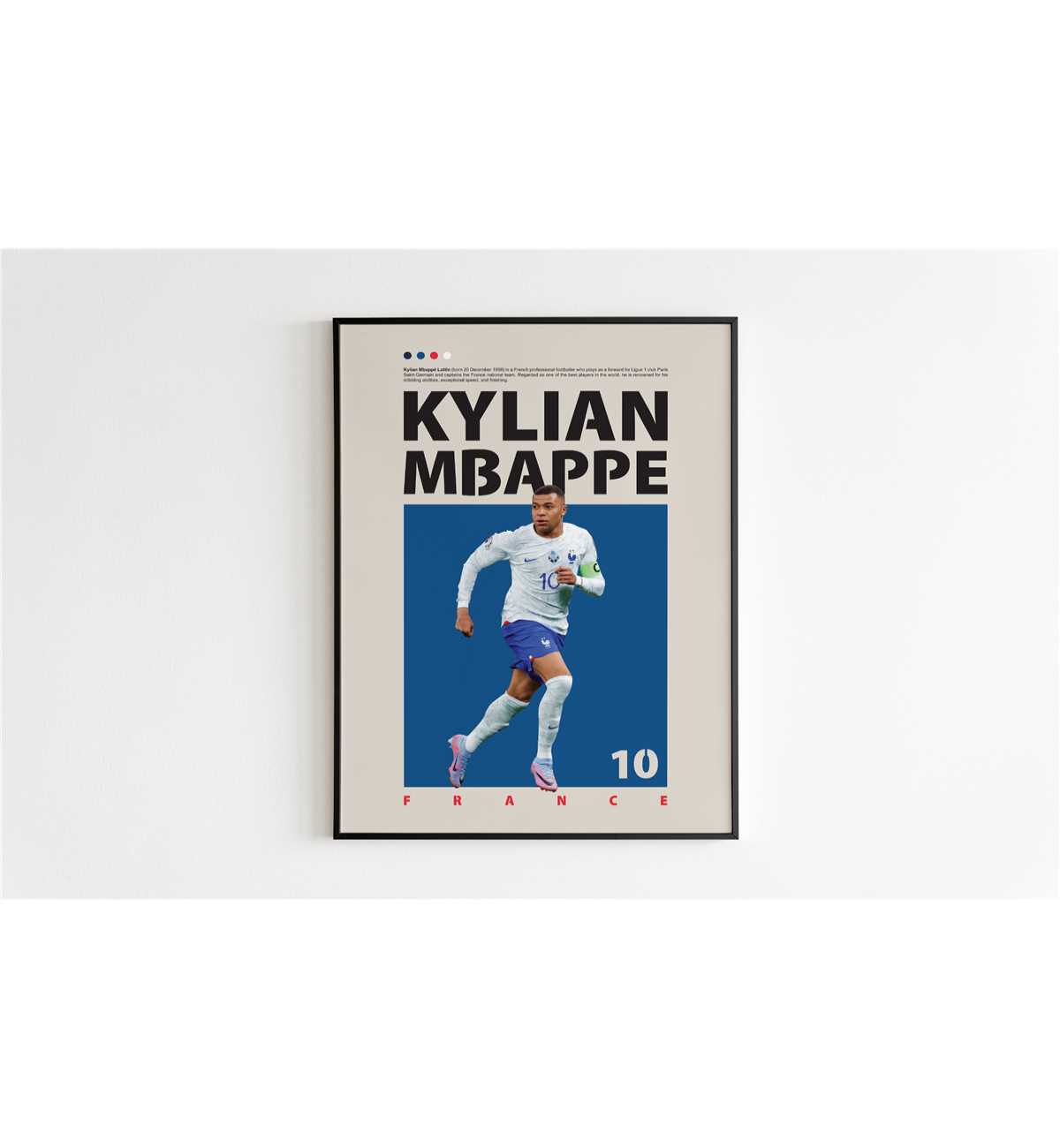 Kylian Mbappe Poster, France Poster Minimalist, Kylian Mbapp - Inspire ...