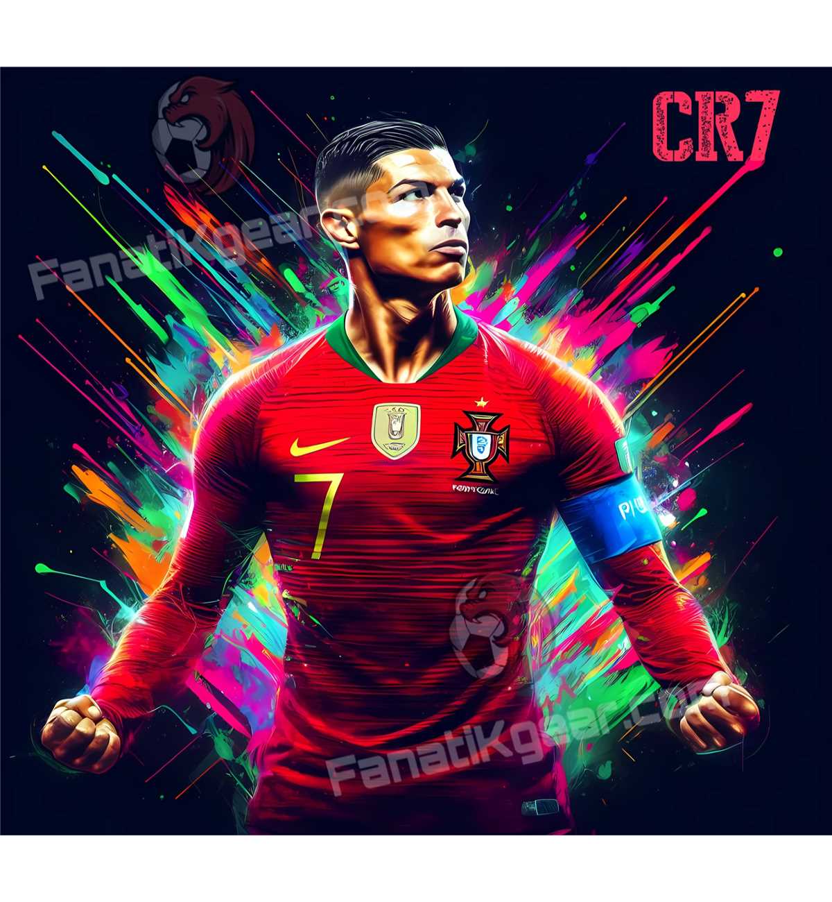 Cristiano Ronaldo Digital Print | Printable Ronaldo Poster | Inspire Uplift