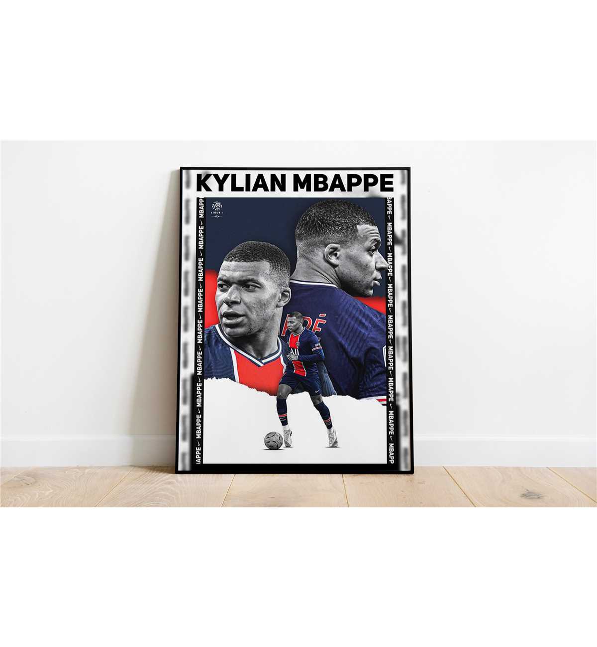 Kylian Mbappe Poster, Football Posters, Wall Art, Wall | Inspire Uplift