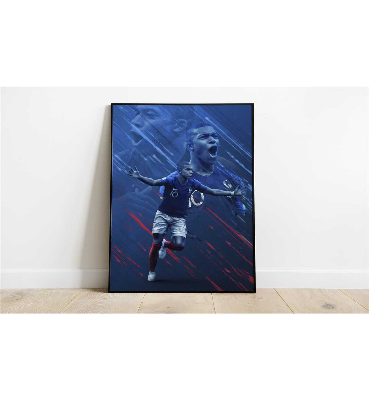 Kylian Mbappe Poster, Football Posters, Wall Art, Wall | Inspire Uplift