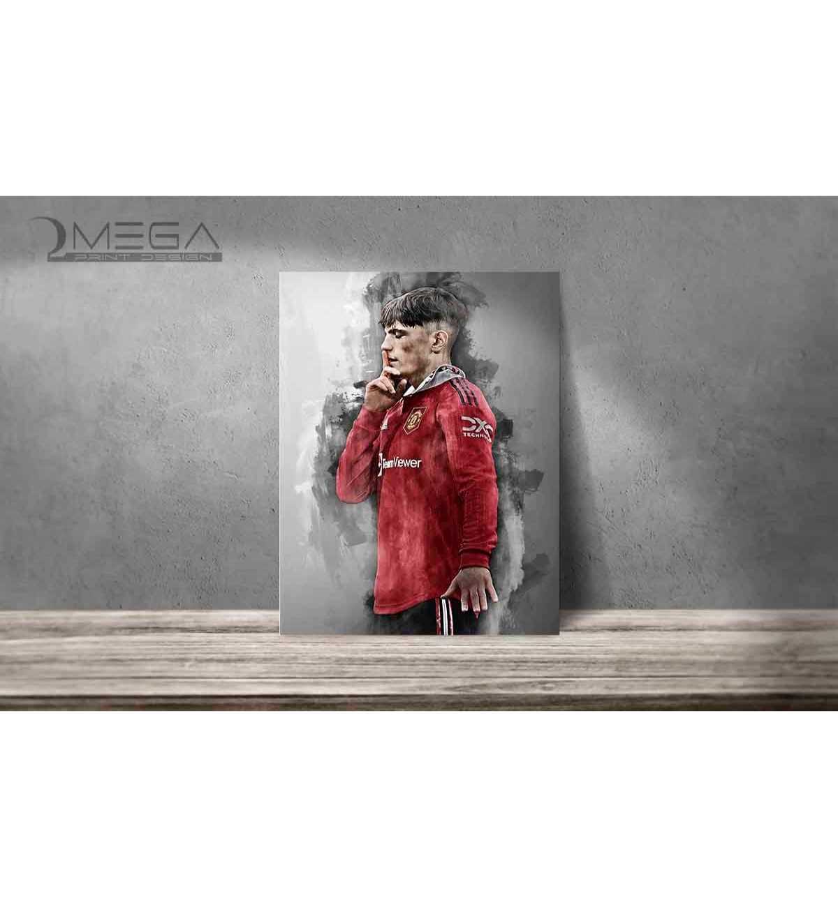 Garnacho poster Alejandro Garancho print Manchester United, | Inspire ...