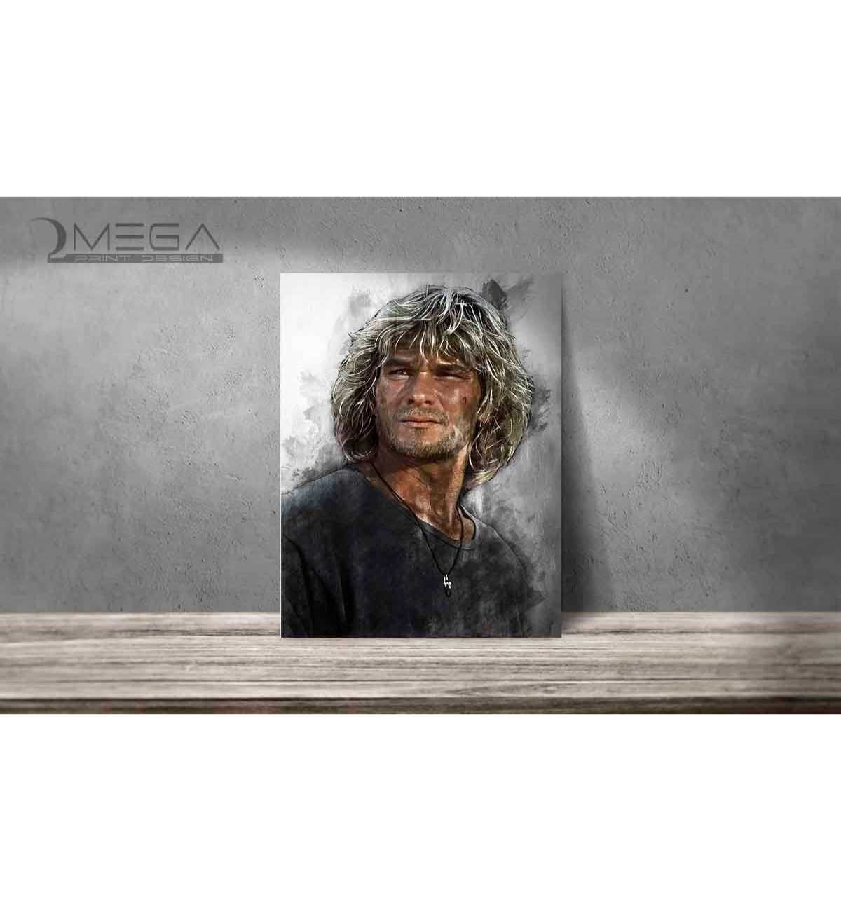 Bodhi poster Patrick Swayze print Point Break art | Inspire Uplift