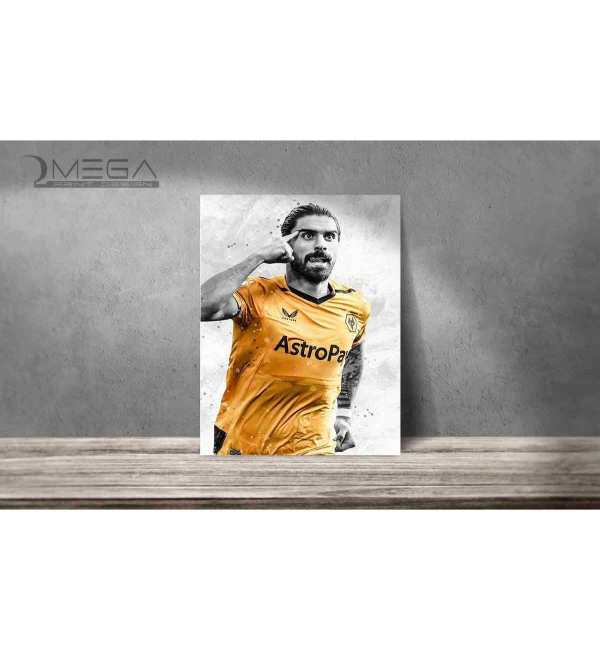 Ruben Neves poster Neves print Wolverhampton art print - Inspire Uplift