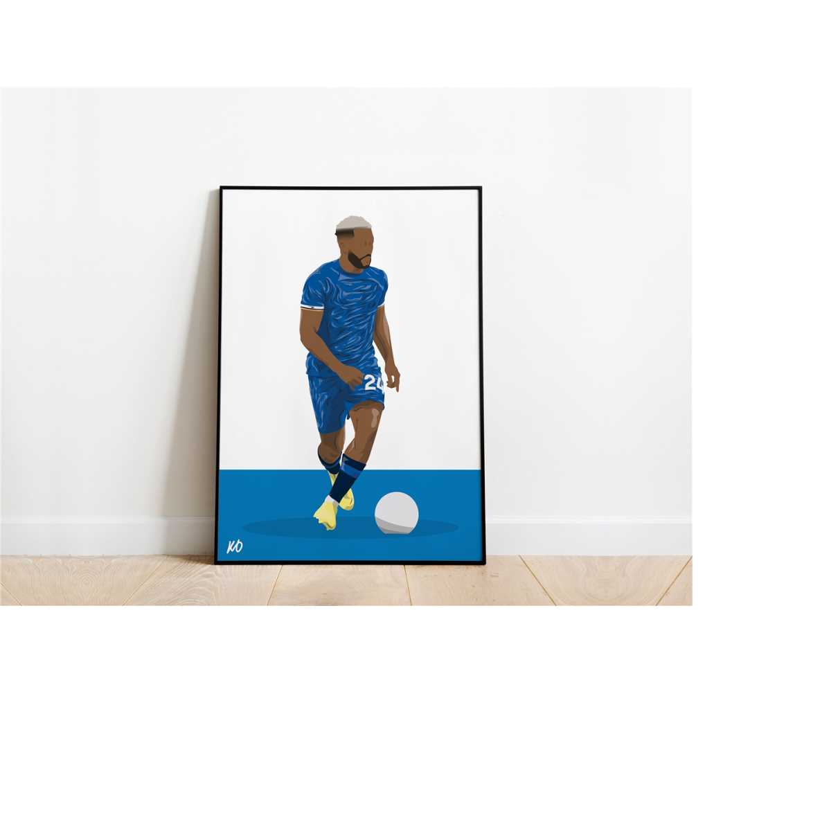 Reece James Chelsea Football Poster Print A3 / A4 / A5 Wall | Inspire ...