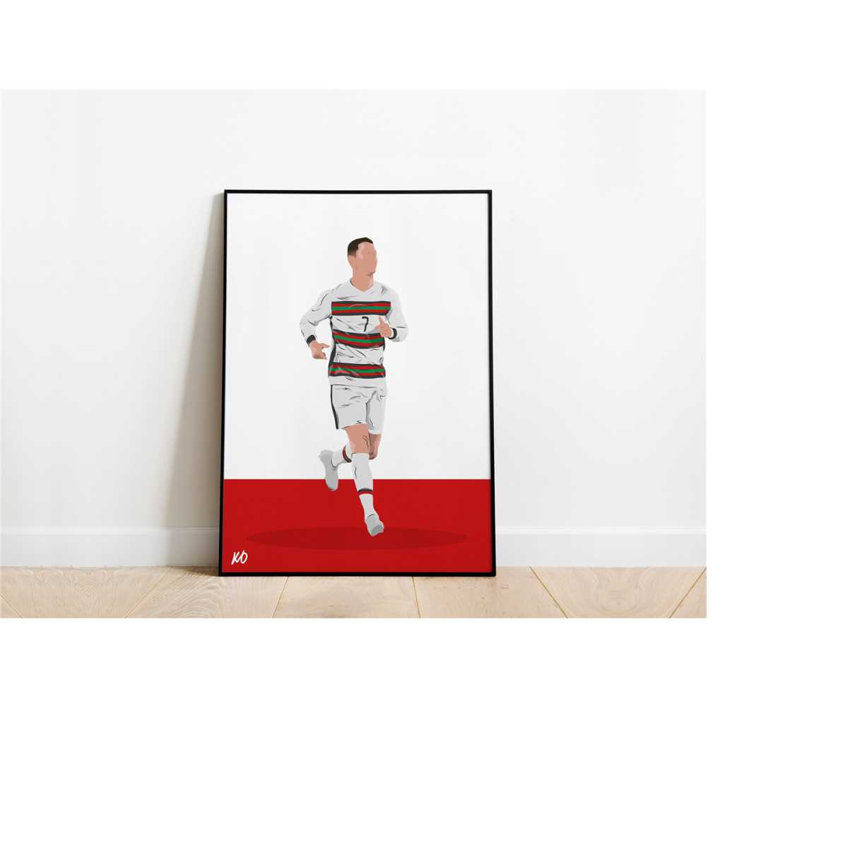 Cristiano Ronaldo CR7 Portugal Football Poster Print A3 / A4 | Inspire ...