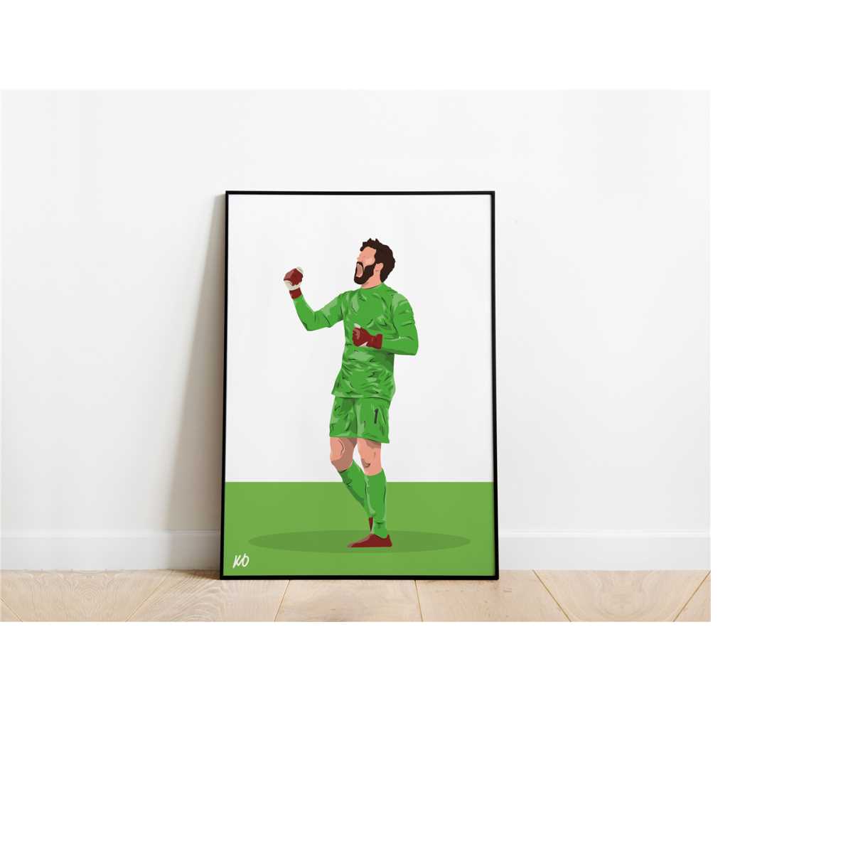 Alisson Becker Liverpool Football Poster Print A3 / A4 / A5 | Inspire ...