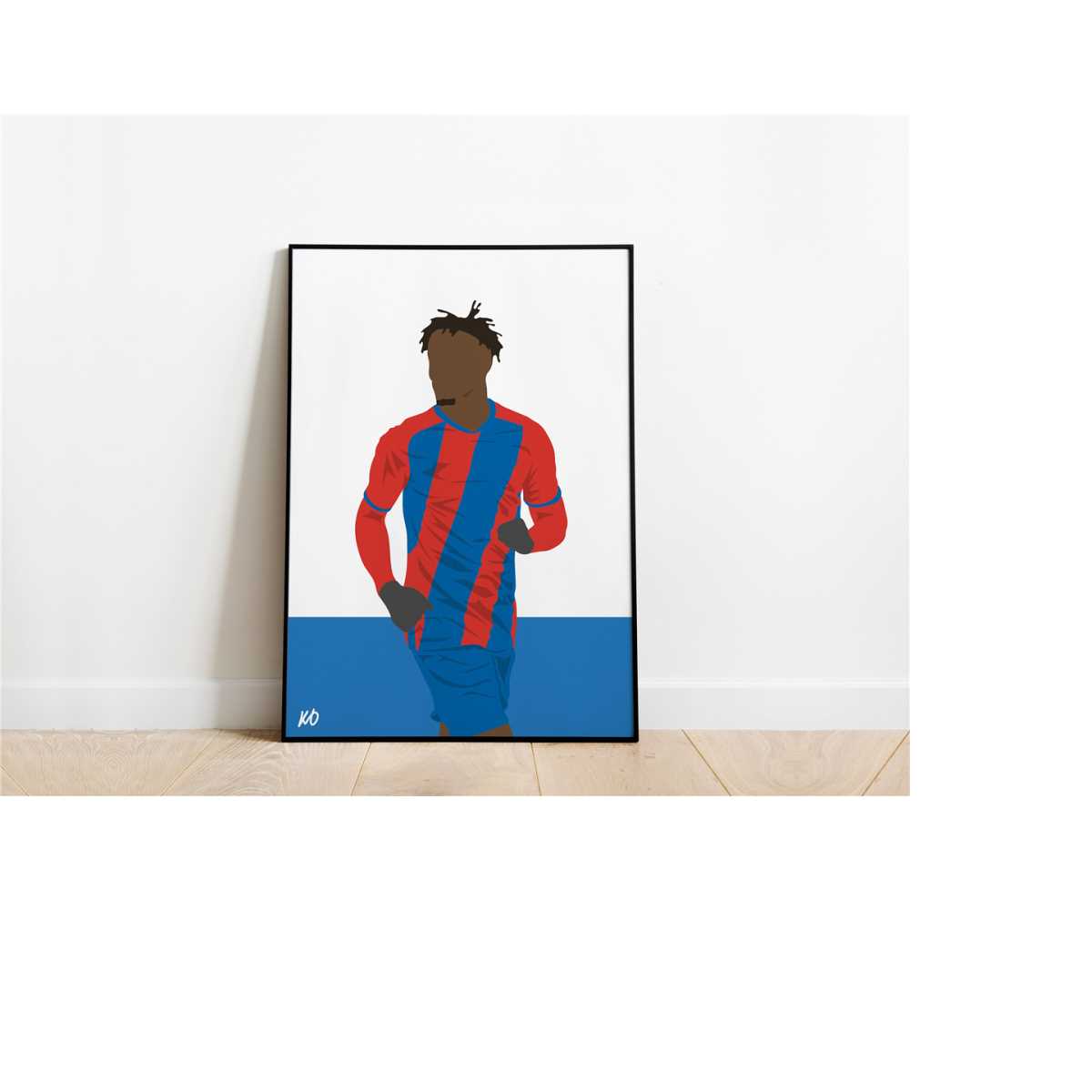 Wilfred Zaha Crystal Palace Football Poster Print A3 / A4 / | Inspire ...