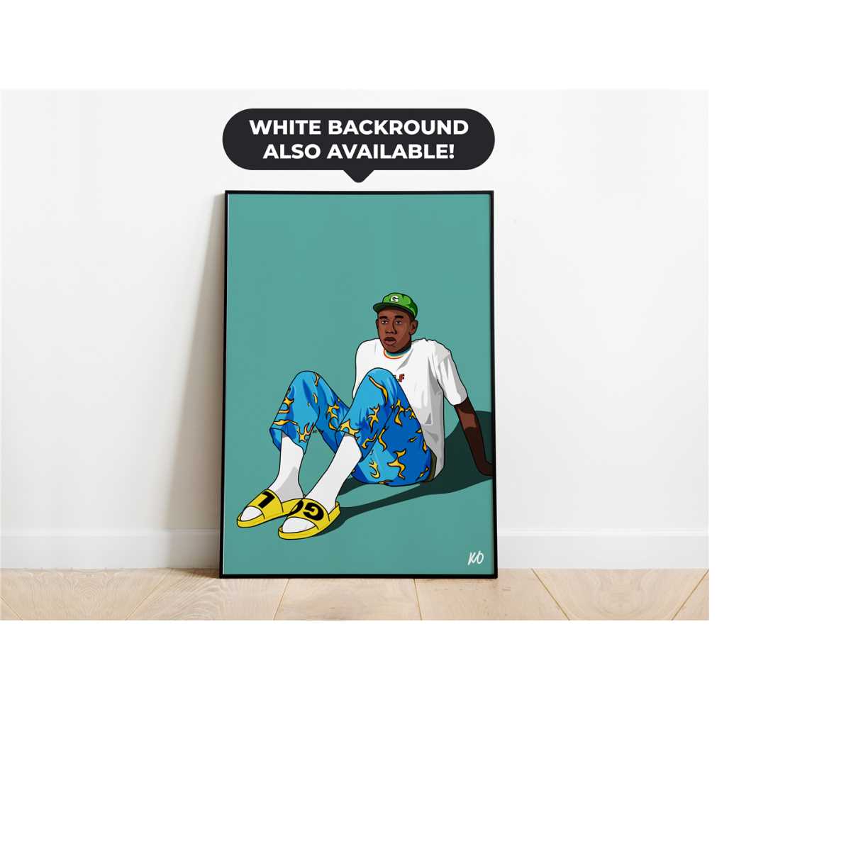 Tyler the Creator Inspired Art Poster Print Wall Art, Office | Inspire ...