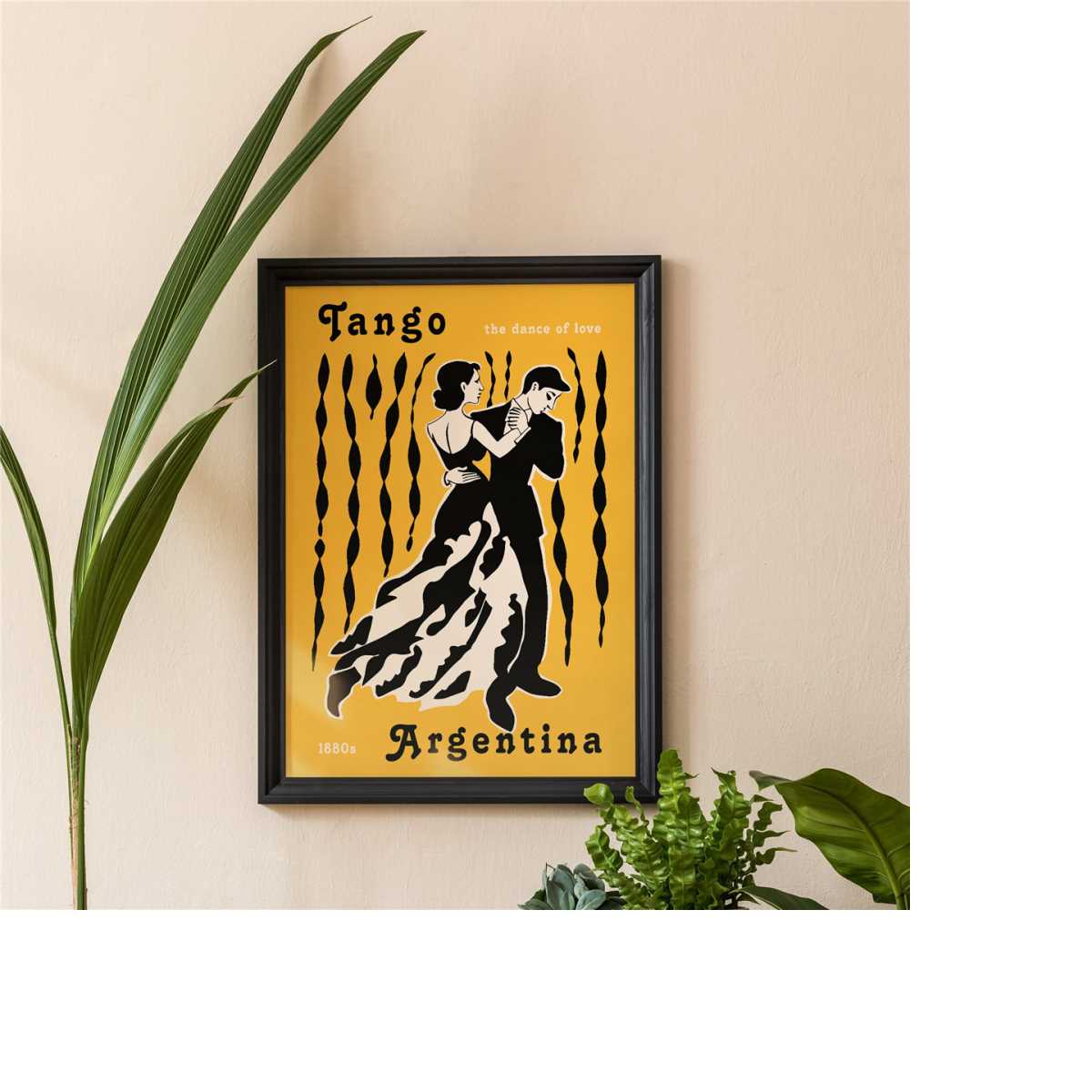 Tango Dance Poster, Vintage Giclee Reproduction, Dancing Cou | Inspire ...