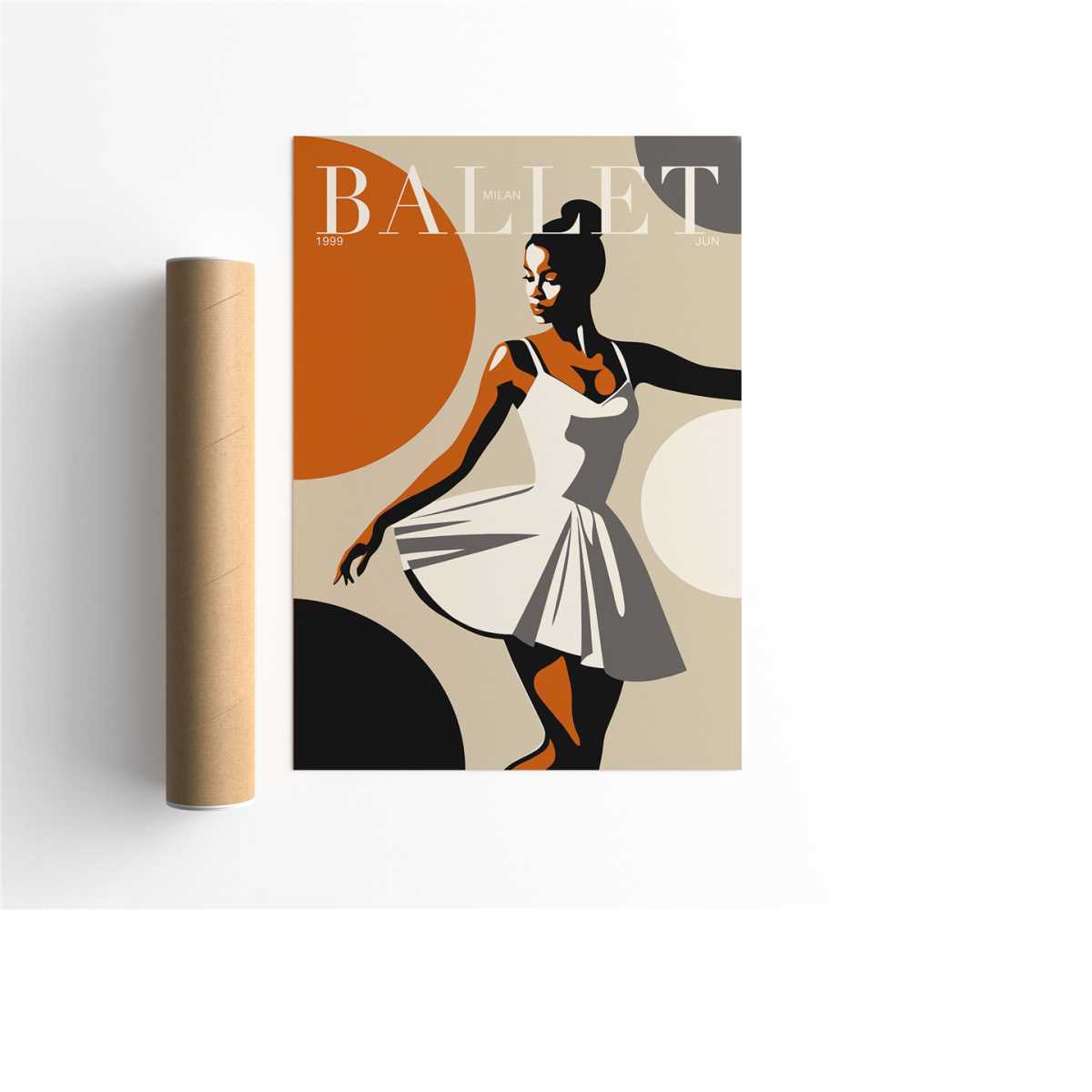 Ballet Poster, Milan Fashion Festival, Ballet Dancer Wall Ar | Inspire ...