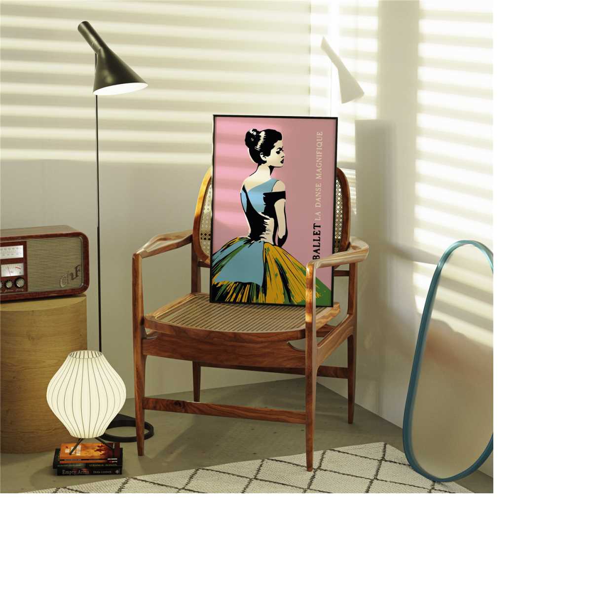 French Ballet Poster, Giclee Reproduction, Pop Art Ballerina - Inspire ...