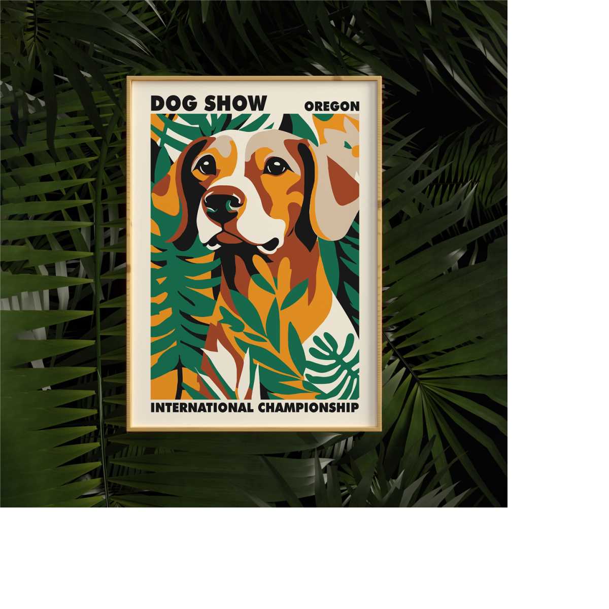 Dog Show Poster, Exhibition Poster, Dog Show Wall Art, Orego - Inspire ...