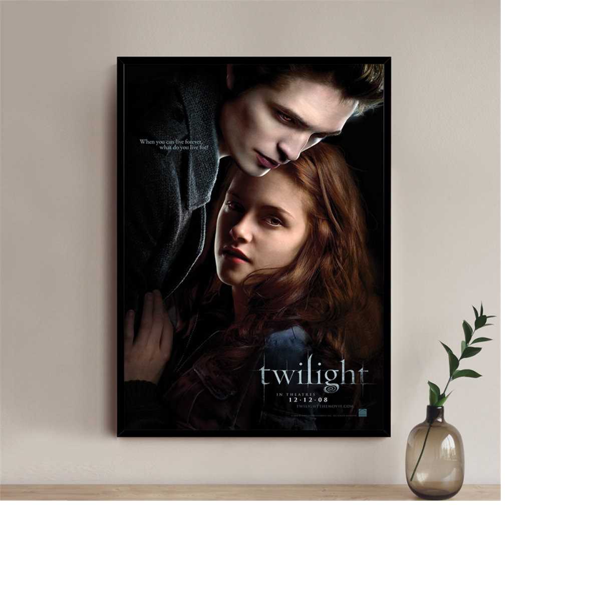 Twilight Movie Poster - High quality Canvas art print - Room | Inspire ...
