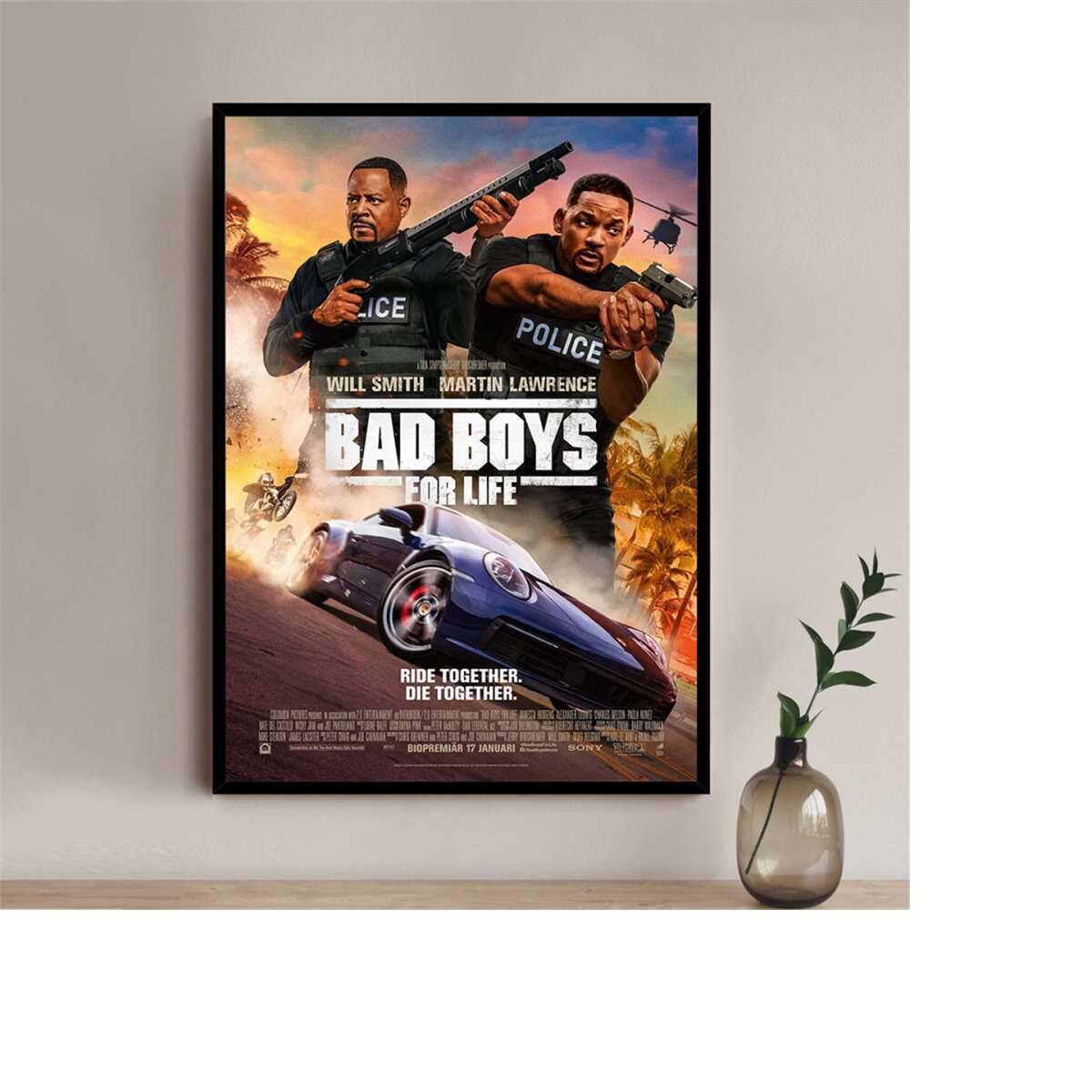Bad Boys for Life (2020) Movie Poster - High quality Canvas | Inspire ...