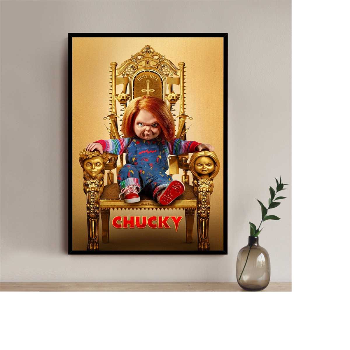 Chucky Horror Movie Poster - High quality Canvas art print - | Inspire ...
