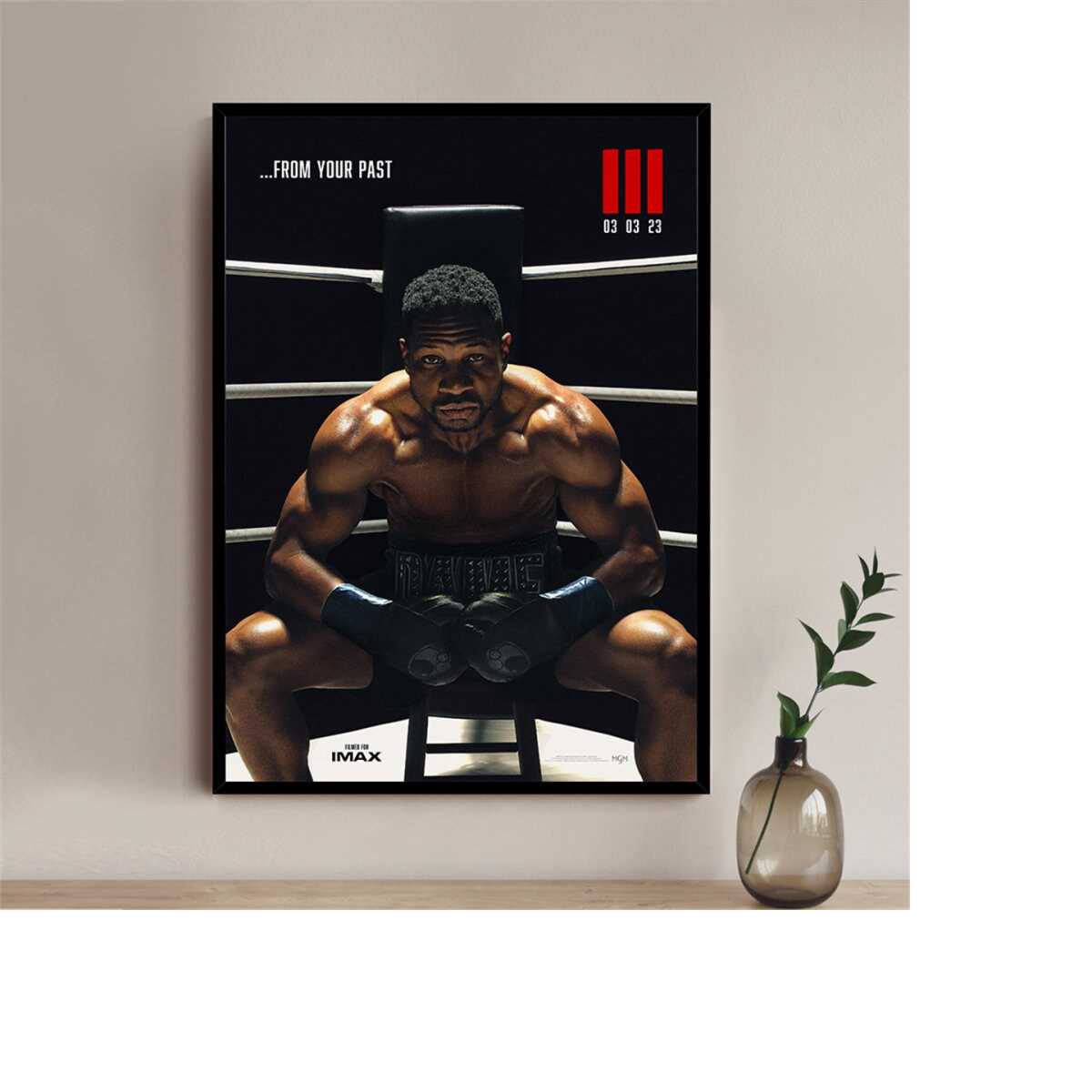 Creed III Movie Poster - High quality Canvas art print - Roo | Inspire ...