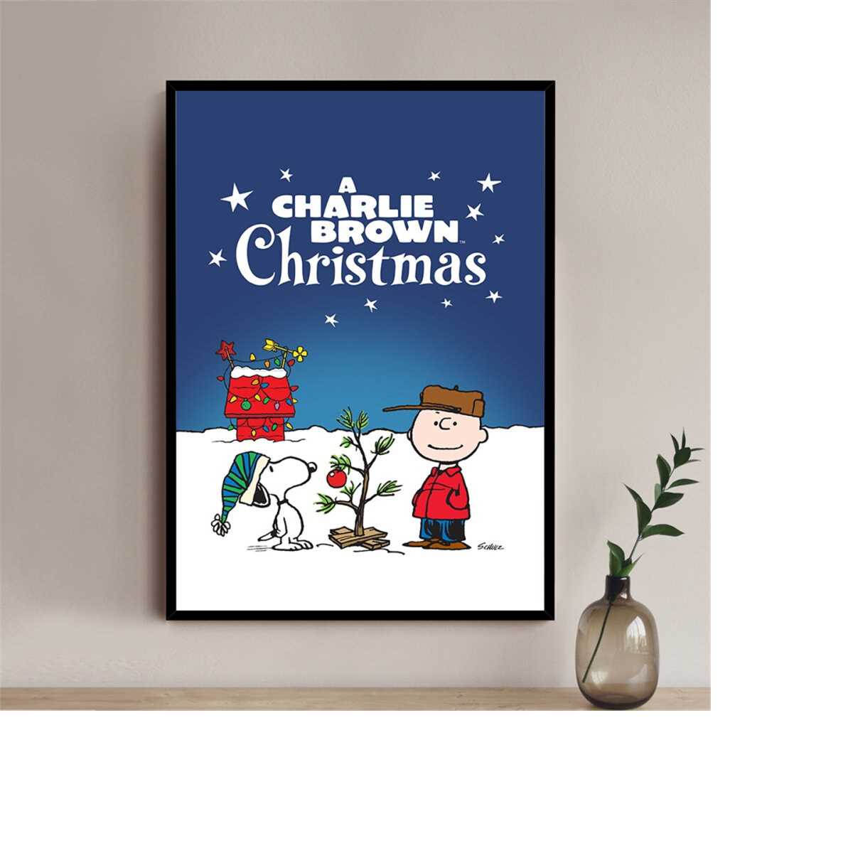 A Charlie Brown Christmas Movie Poster - High quality Canvas | Inspire ...