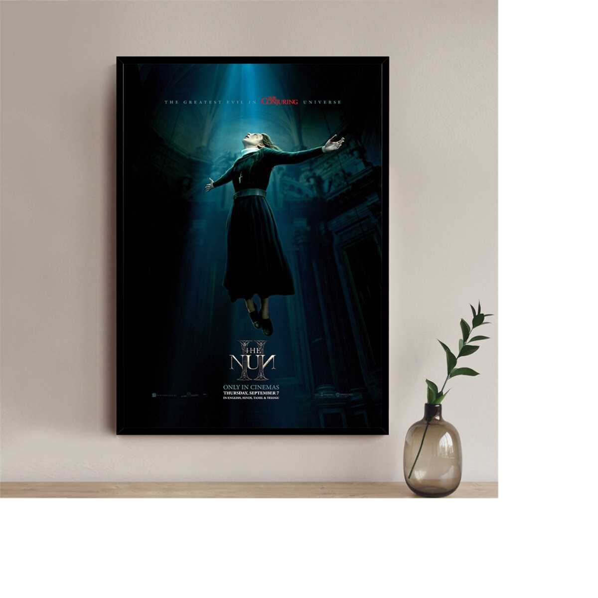 2023 The Nun 2 Movie Poster - High quality Canvas art print | Inspire ...