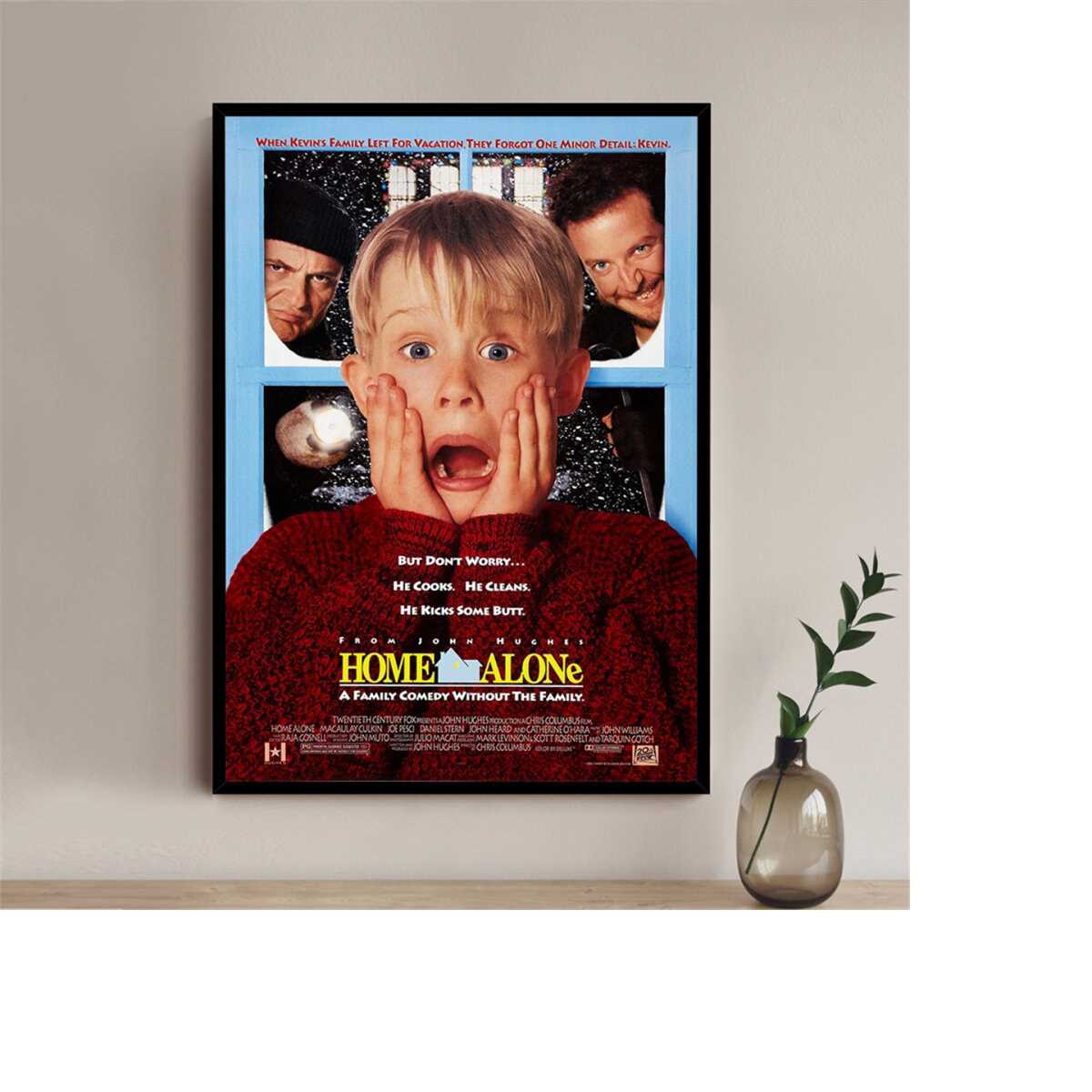 Home Alone Movie Poster- High quality Canvas art print - Roo | Inspire ...