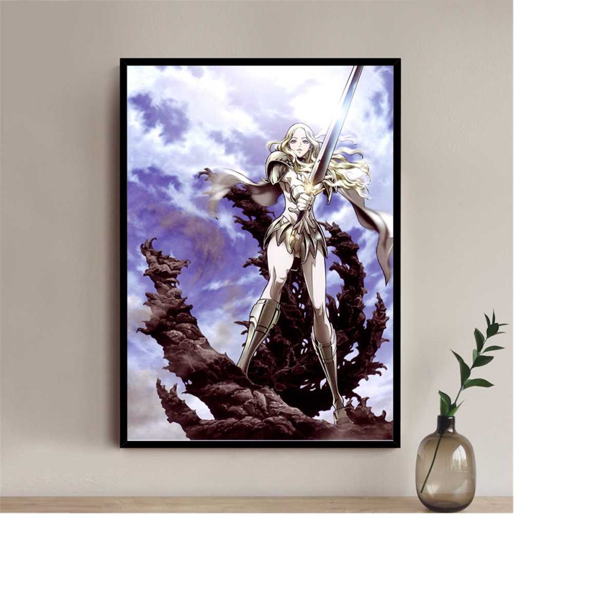 Claymore Teresa Japan Anime Poster - High quality Canvas art | Inspire ...